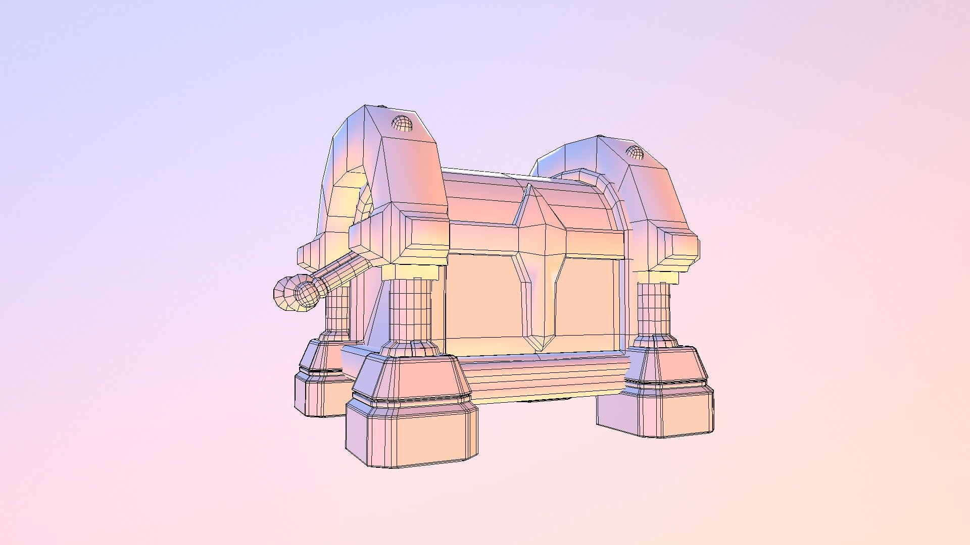 Loot Box Low Poly - 3D model by Julia Moore (@divinecomedies) [4d3e6ed ...