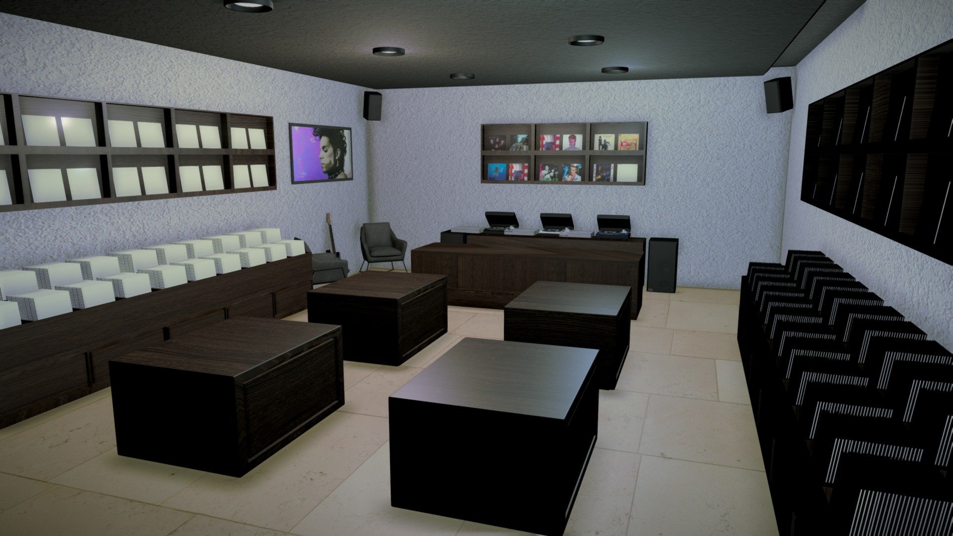 Musicology Record Store - 3D model by Schmitty (@schmitty276) [4d3e8fe ...