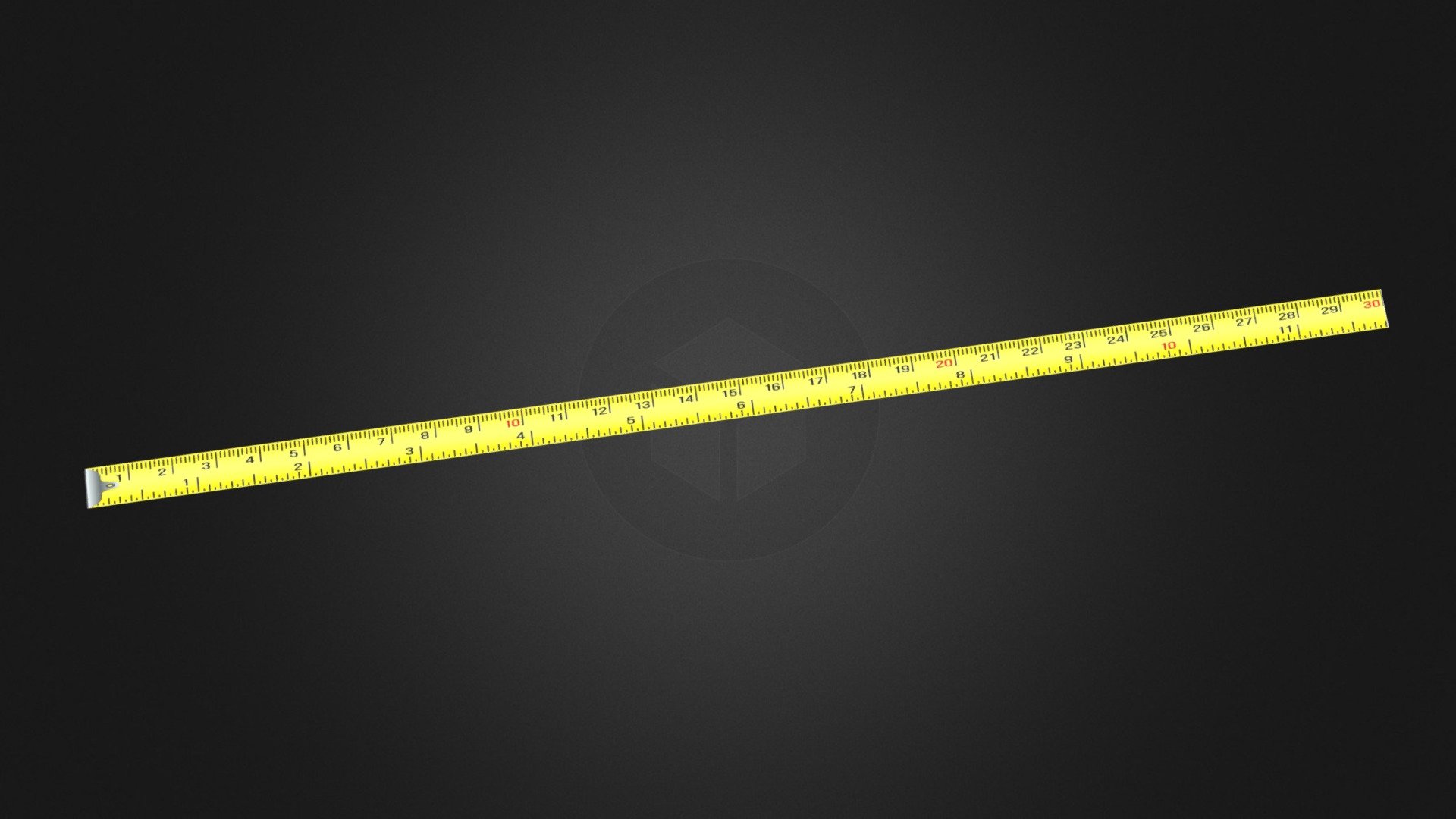 Measurement Meter/Inches (scale1:10) - Download Free 3D model by ...