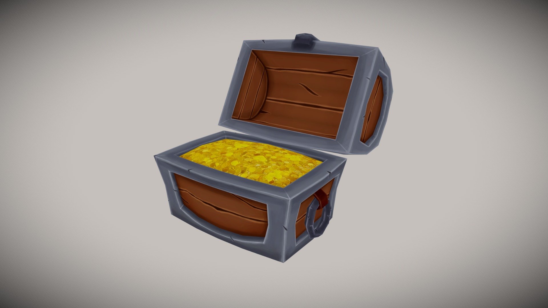 Handpainted animated Chest - Download Free 3D model by Johanna ...