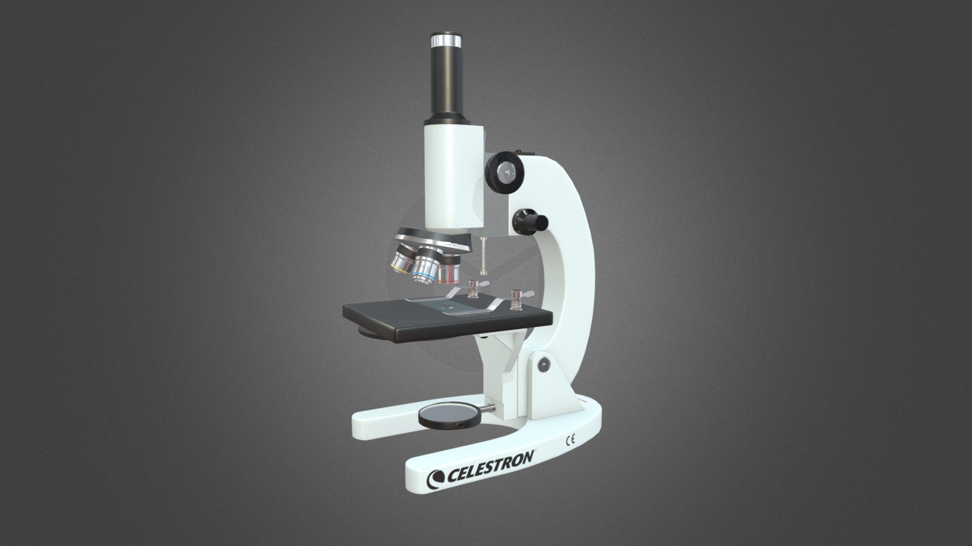 Celestron 44102 Microscope - 3D model by Mkrenaud [4d3f026] - Sketchfab