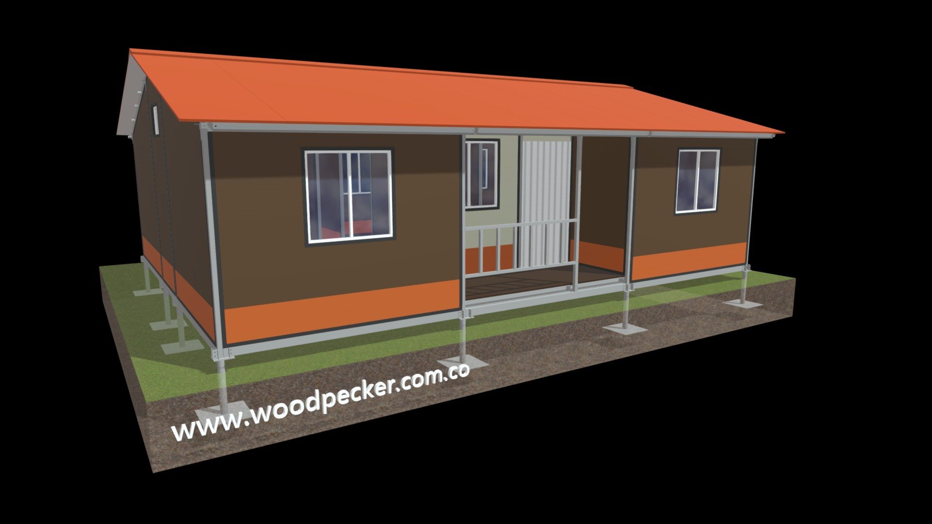 WPC KIT 60 - PALAFITOS - 3D model by woodpeckerwpc [4d3fa39] - Sketchfab