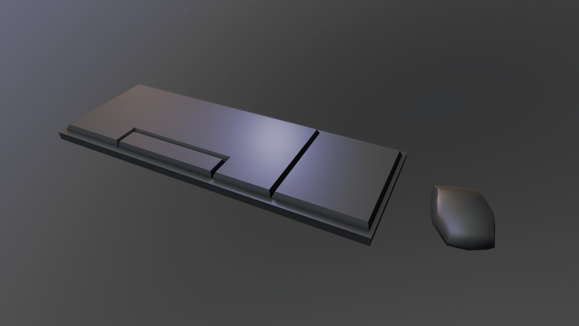 Keyboard and Mouse - Household Props - Day 6 - Download Free 3D model ...