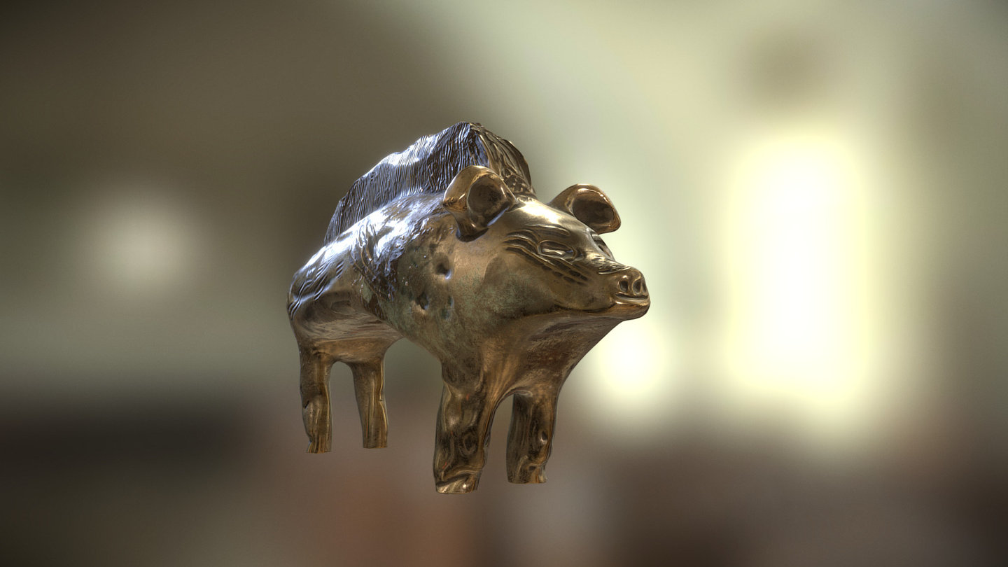 Bronze Boar - 3D model by andreamaestri [4d405b7] - Sketchfab