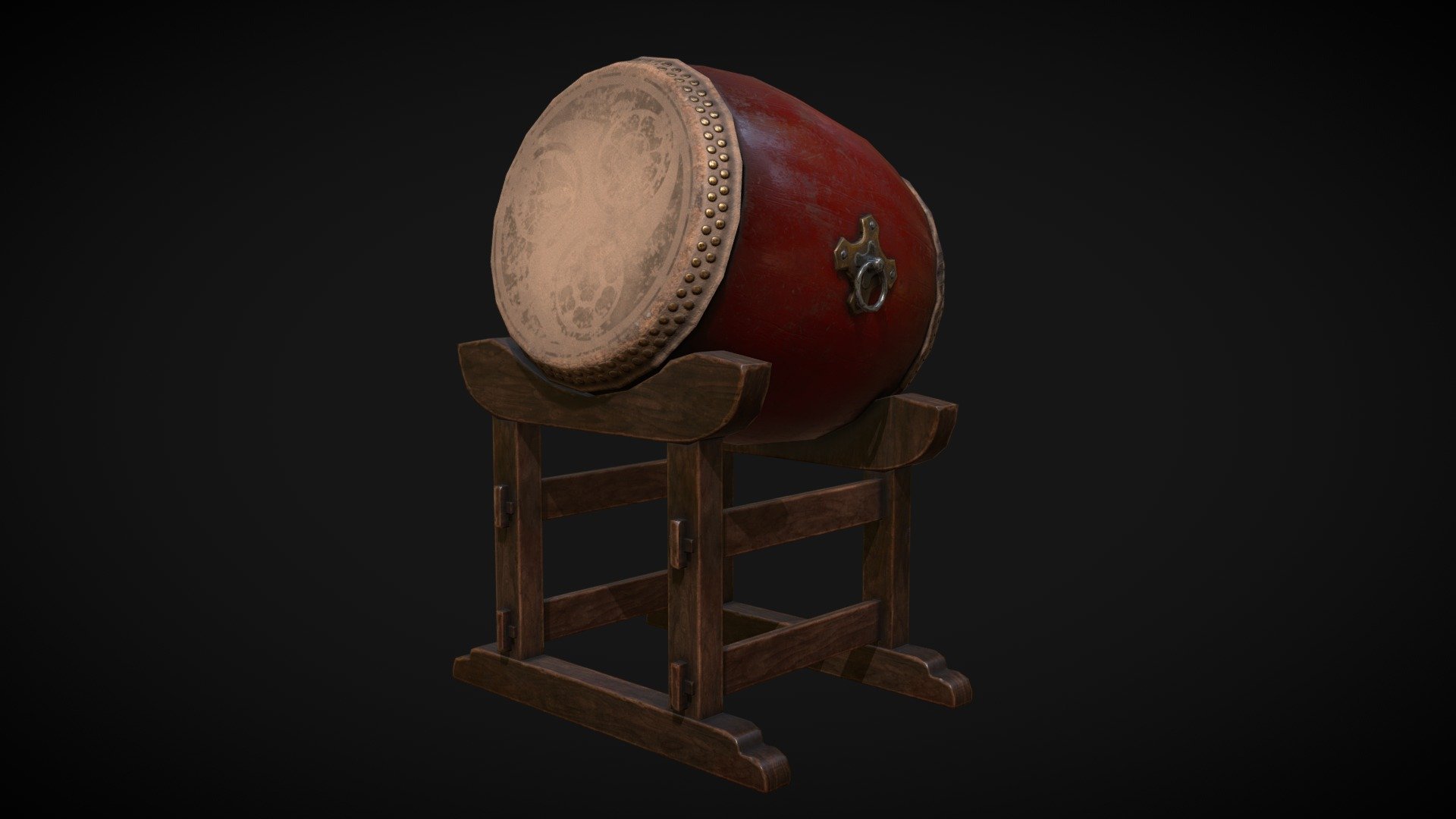 Japanese Drum Taiko - Buy Royalty Free 3D model by PaulCarstens ...
