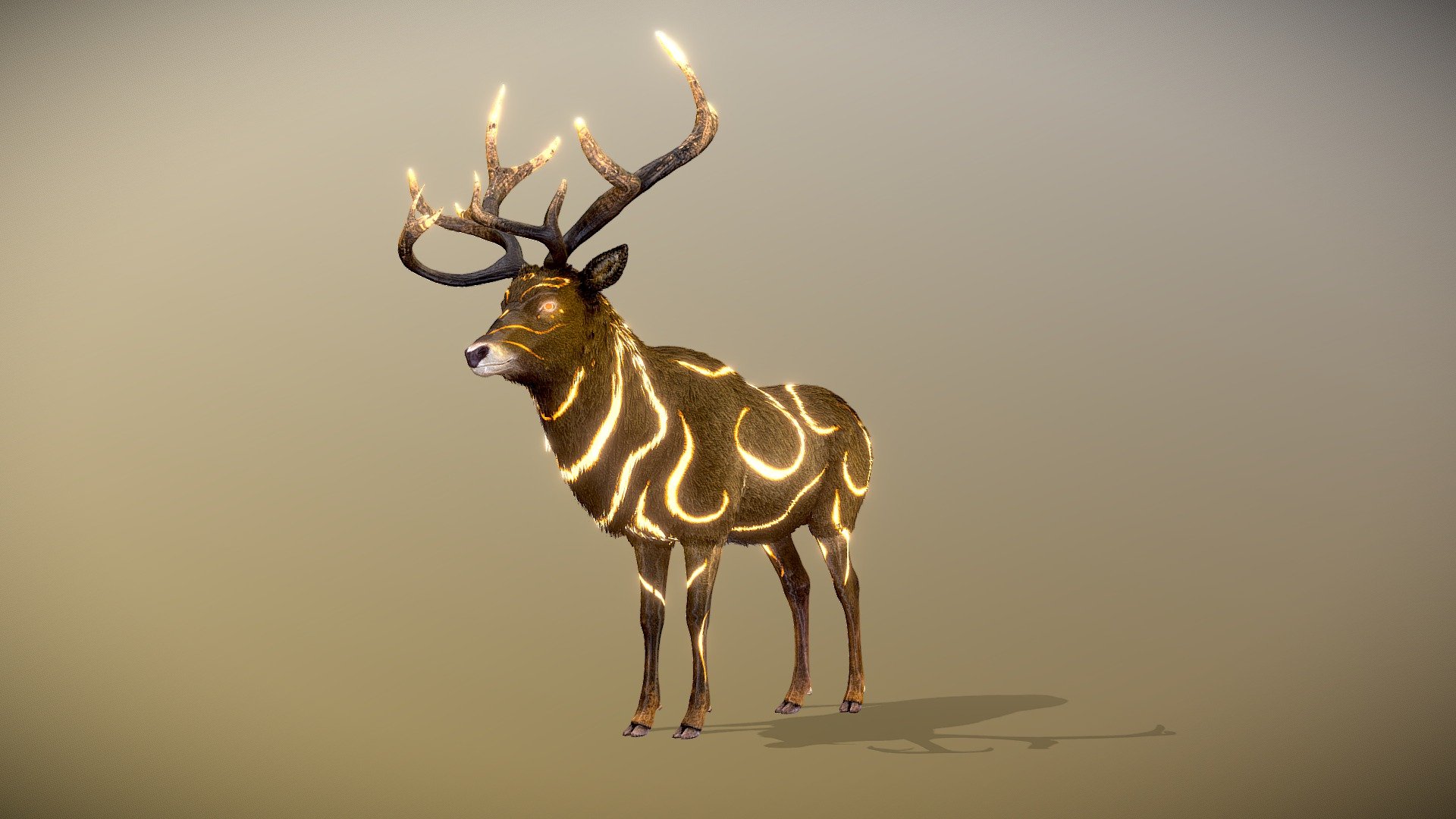 Realistic Deer - Stag - Buy Royalty Free 3D model by Malbers Animations (@malbers.shark87 ...