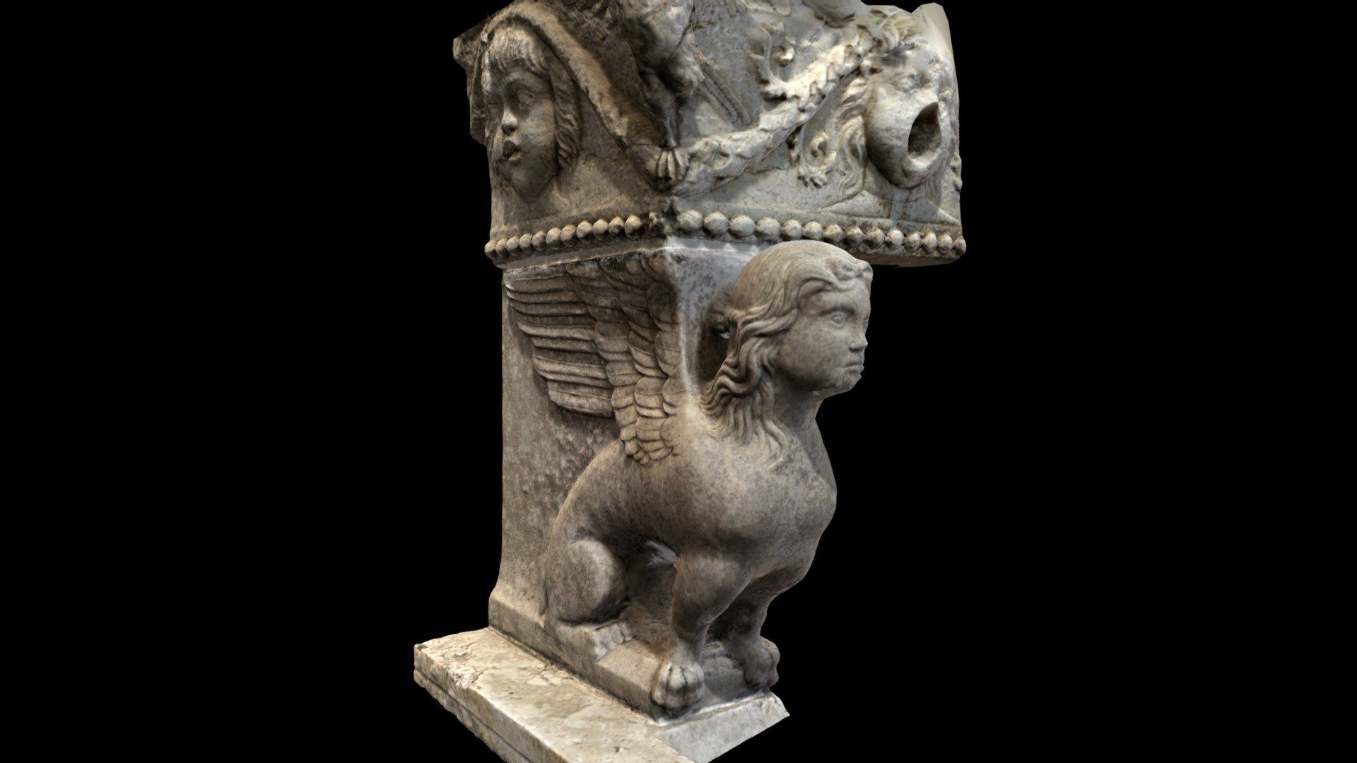 Vanderbilt Mansion Winged Statue - 3D model by Michael Bastianelli ...