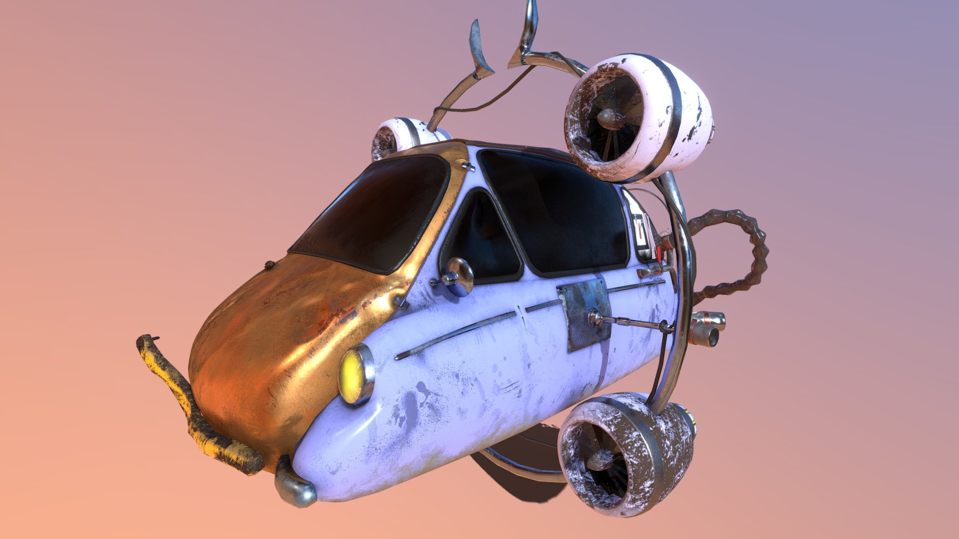 AGauthier_TP5 Heinkel Kabine - 3D model by ar_gau [4d45aef] - Sketchfab