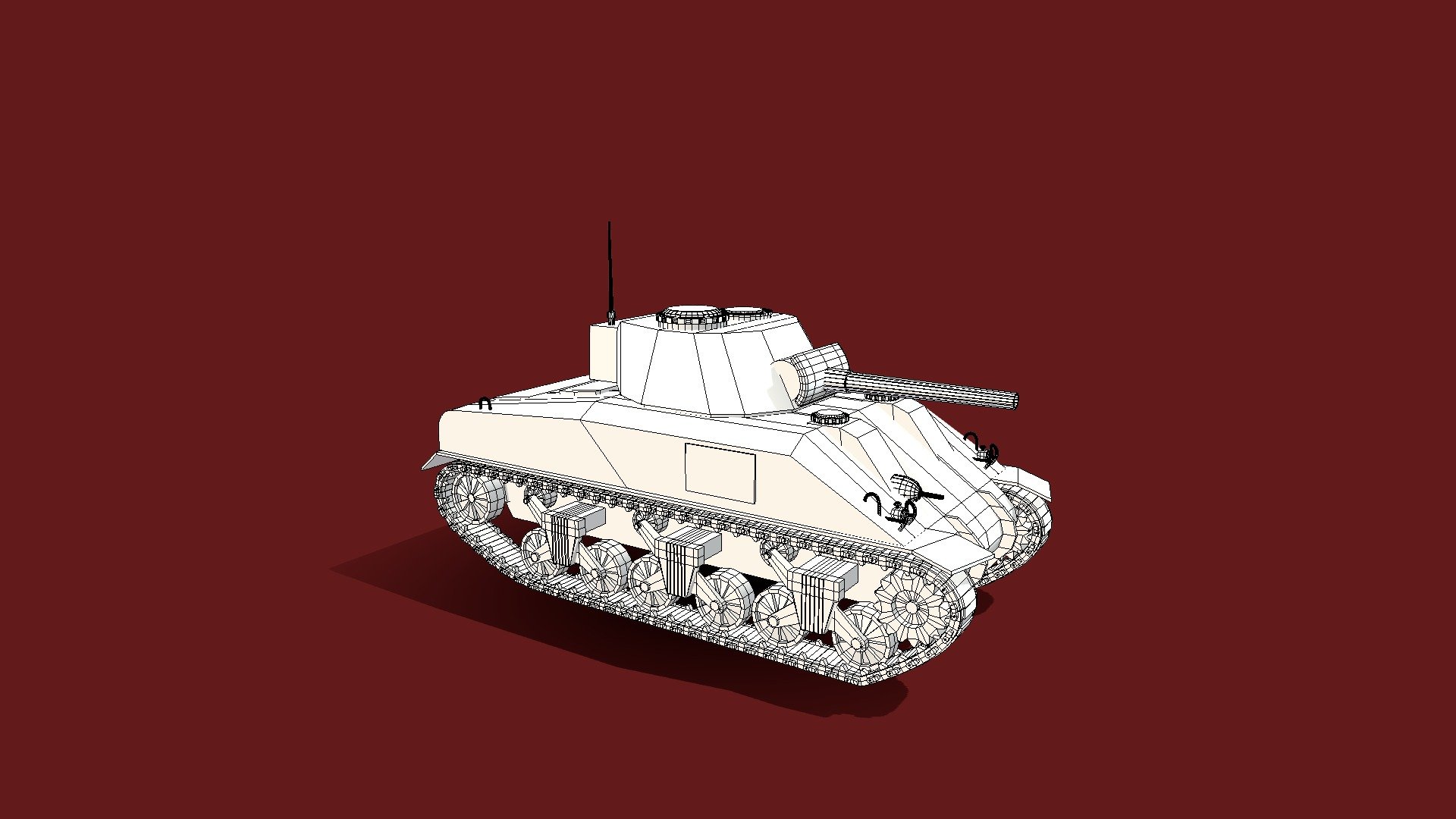 Medium Tank - Download Free 3D model by Omegakure [4d48483] - Sketchfab