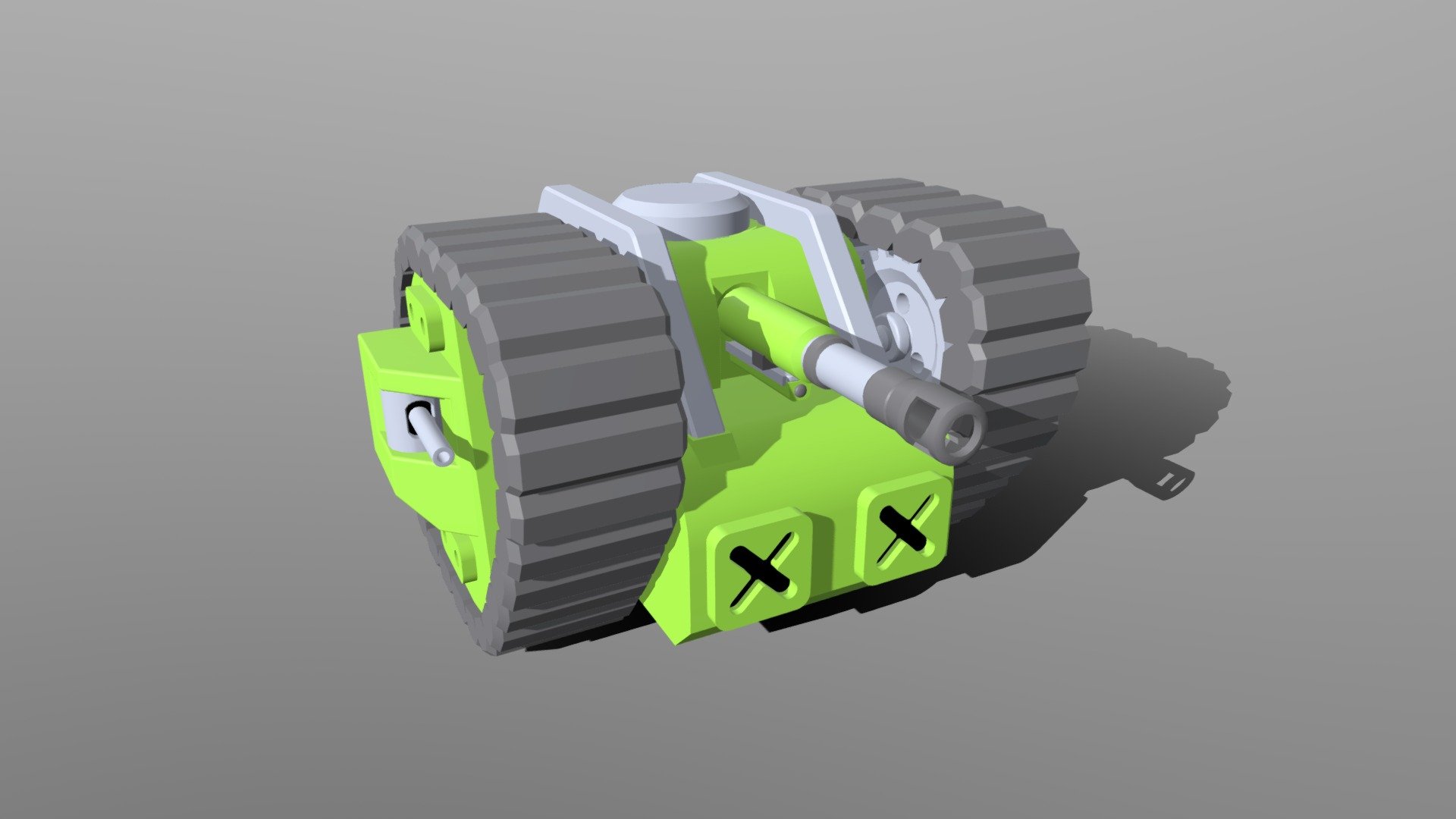 Tiny Tank - 3D model by Eva Van Den Broeck (@heroblender) [4d49287 ...