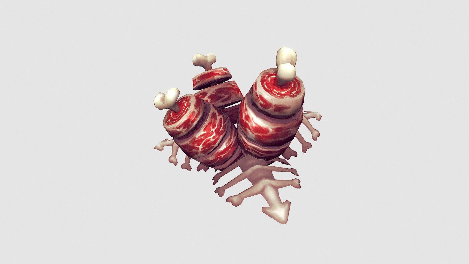 Psychonauts Meatplant Fanart - 3D model by hananoelle [4d4a4a1] - Sketchfab