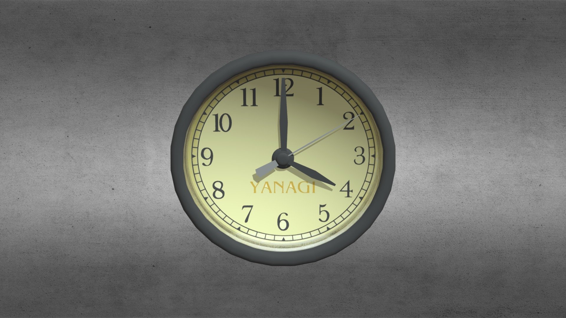 lowpoly antique wall clock - Download Free 3D model by yanagi.chan ...