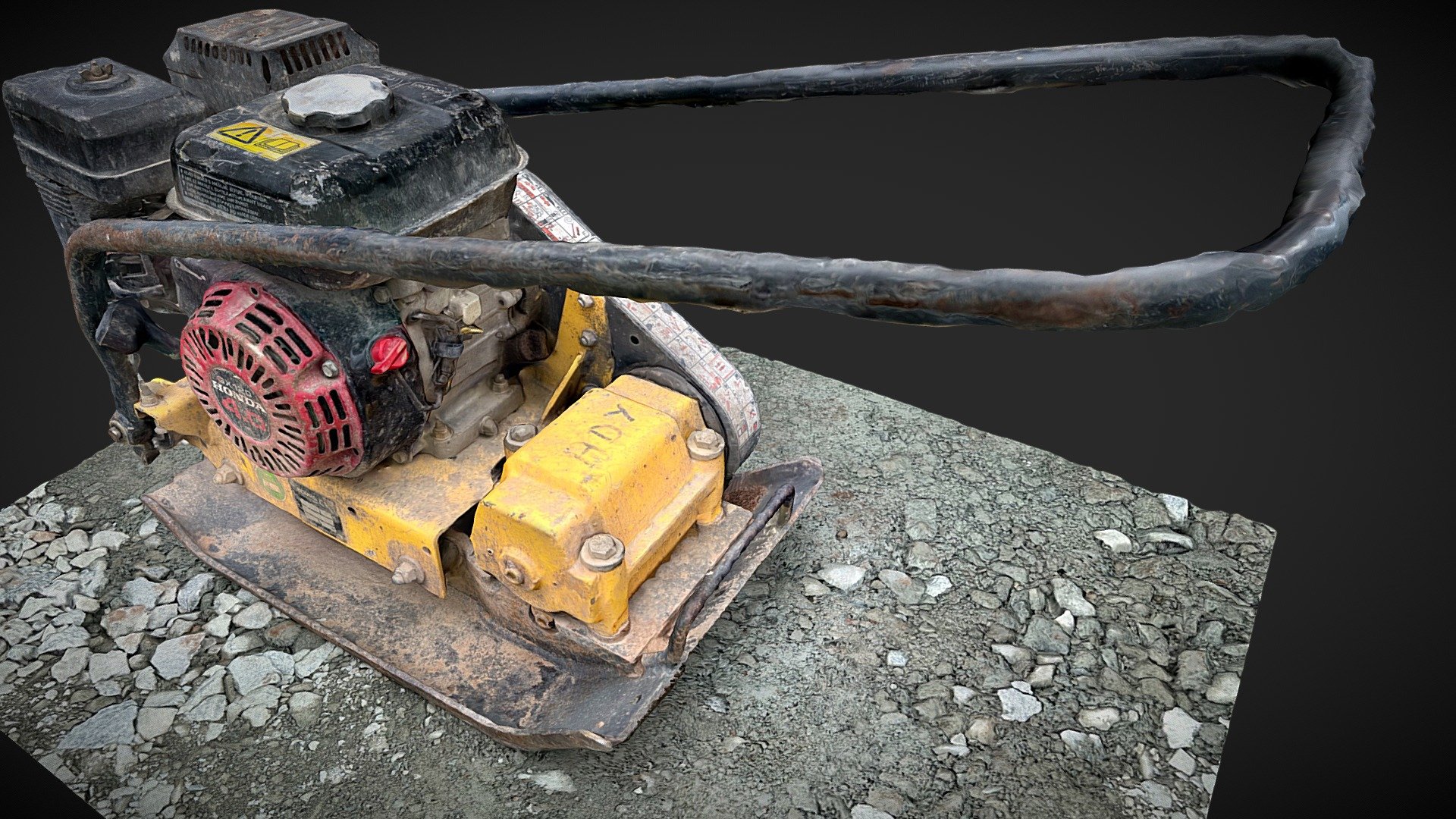 Construction banger plate to flatten floor - Buy Royalty Free 3D model ...