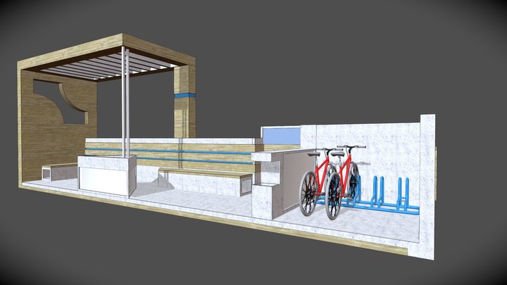 Parklet 3D models - Sketchfab
