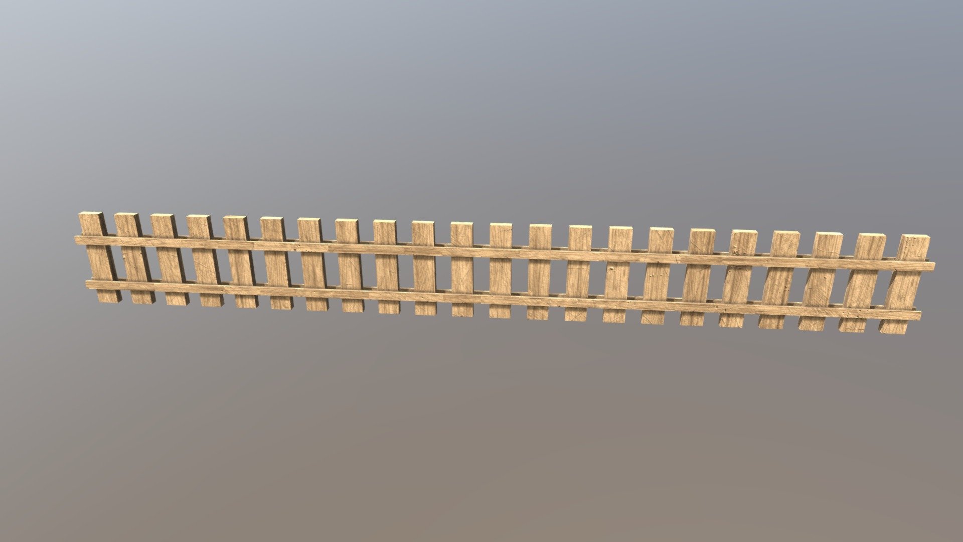 Fence - 3D model by Samantha Hébert (@samhebert) [4d4d889] - Sketchfab