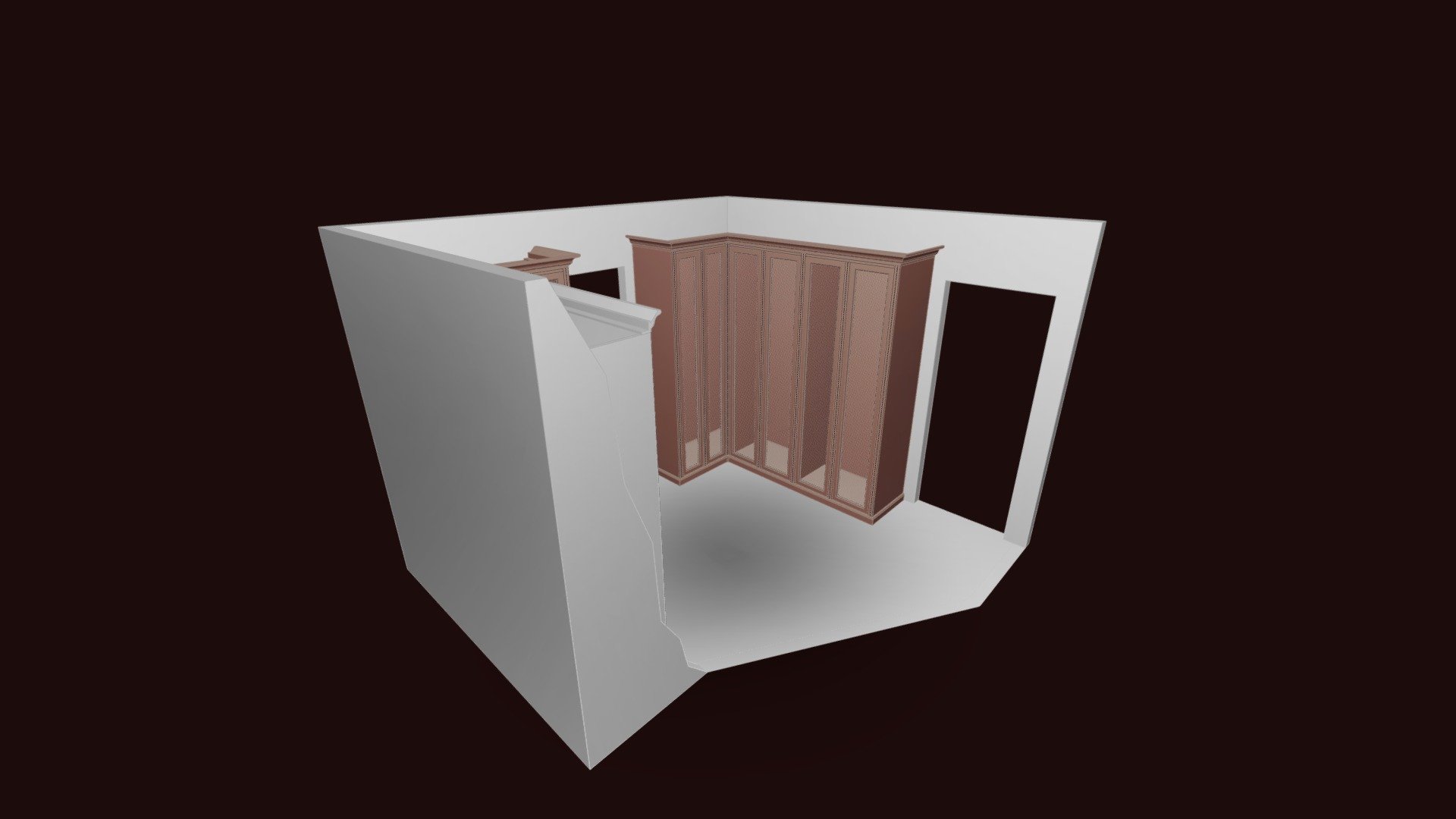cloak_room - 3D model by mihape [4d4ed66] - Sketchfab