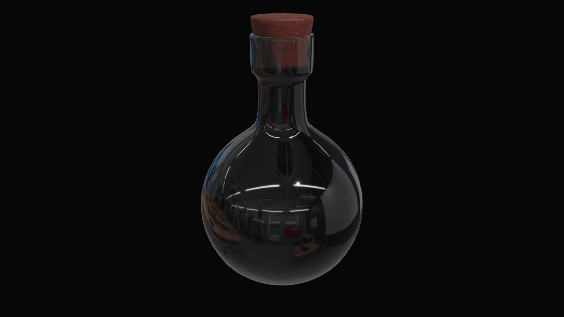 Empty Potion Bottle - 3D model by SirPippy [4d4fa4a] - Sketchfab