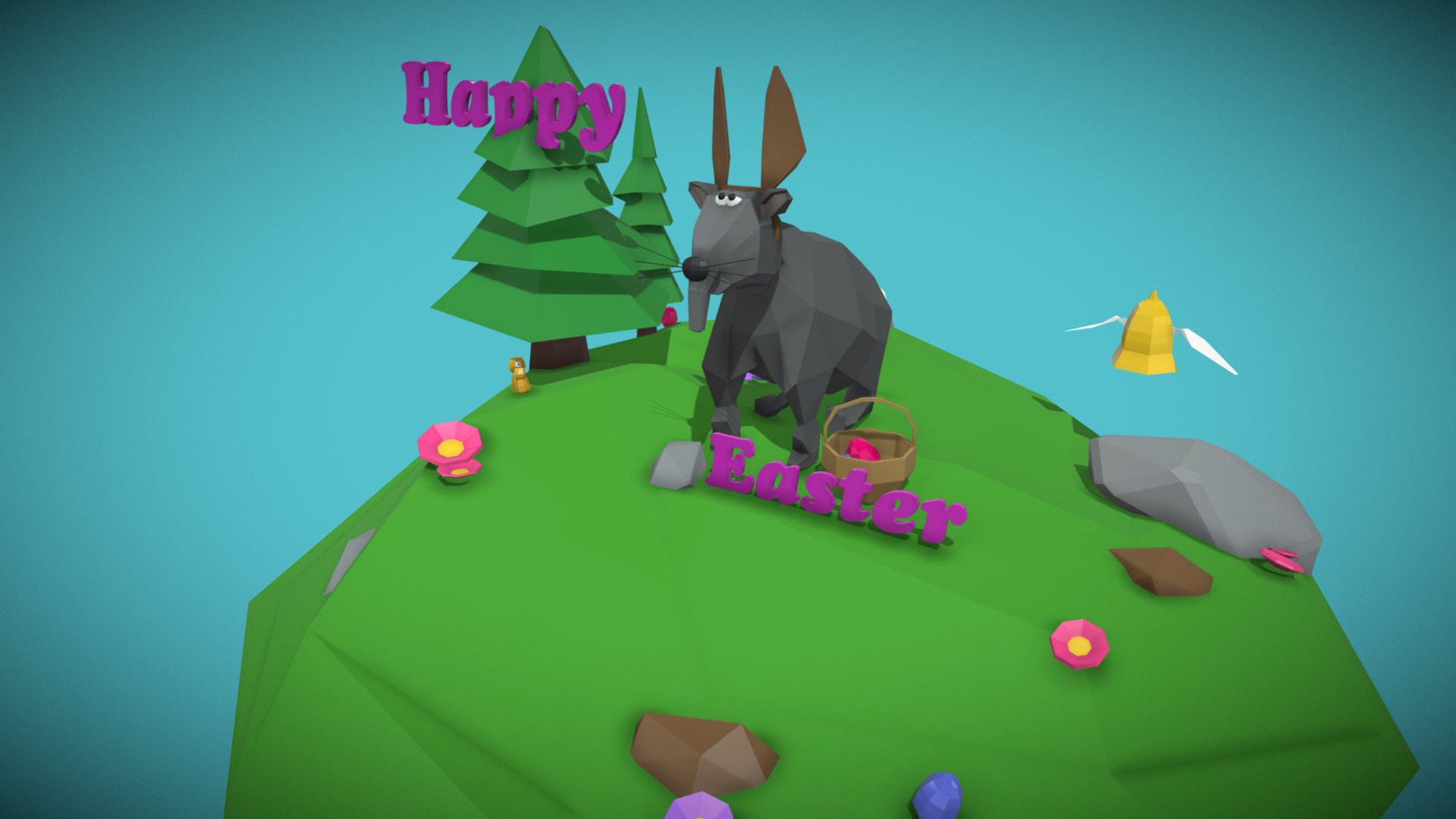 Tapir Easter - 3D model by tapir.art.studio [4d4fe84] - Sketchfab