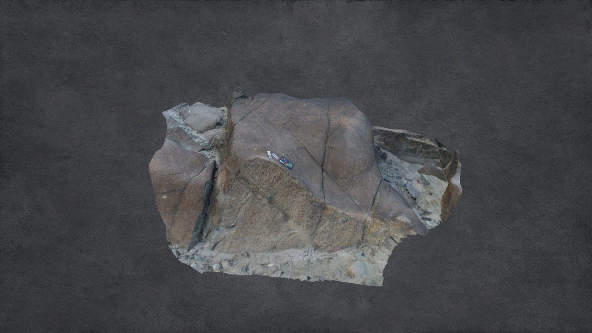 Rock Carving at MinarGah (Rock 119) - 3D model by cvlablums [4d50104 ...