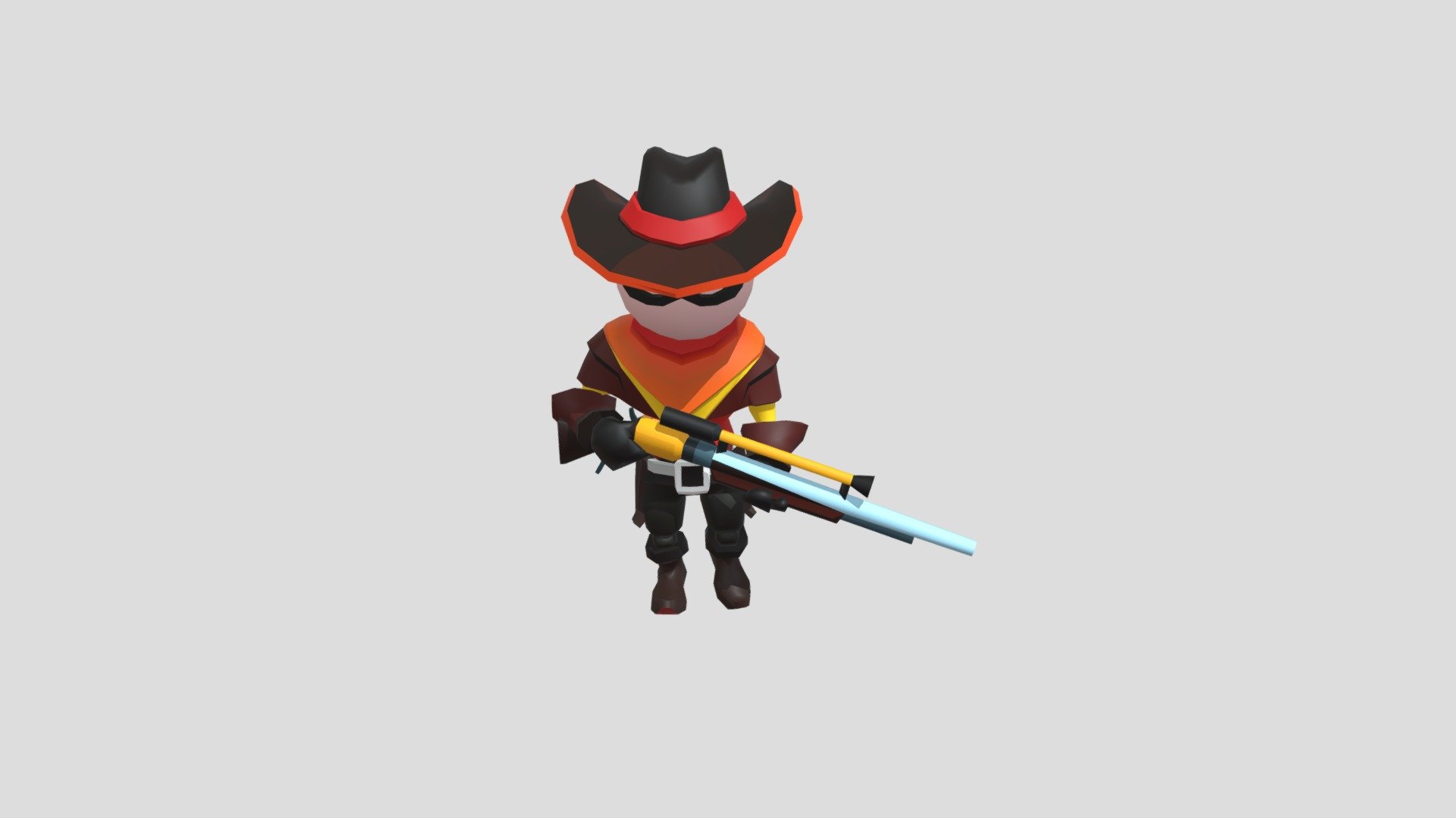 bandit_04_walk - 3D model by CC (@ccsf) [4d505c7] - Sketchfab