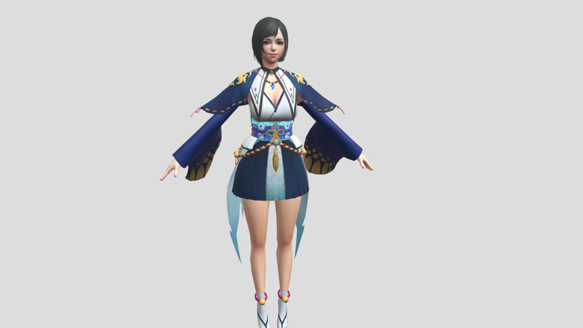 Japnese girl - Download Free 3D model by AbhishekBarali [4d52d5b ...