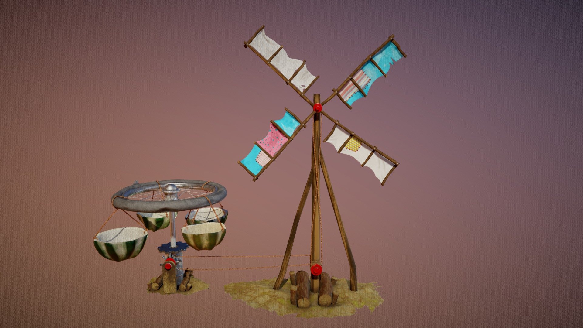 Carnival Ride - 3D model by Tina.Kurskova [4d53ca6] - Sketchfab
