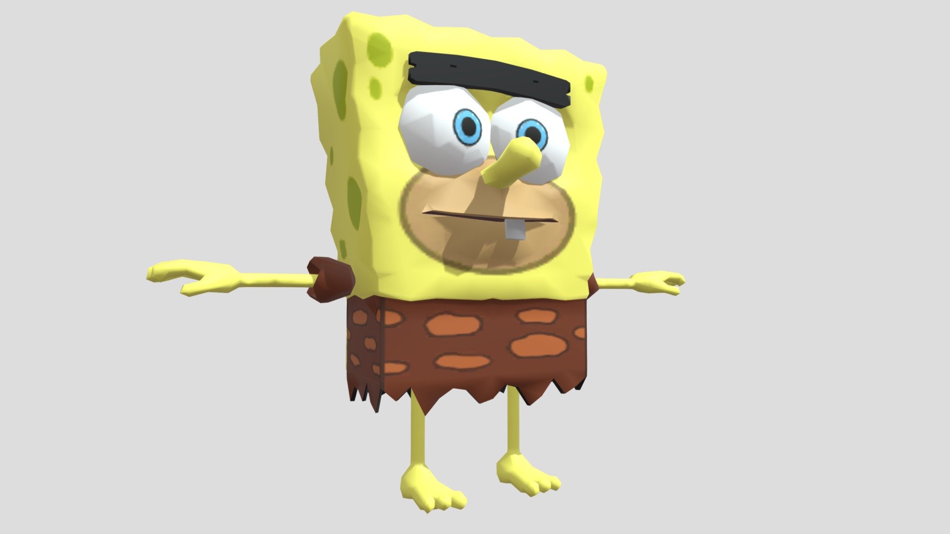 SpongeGar from SBM Game - Download Free 3D model by SMF Features ...