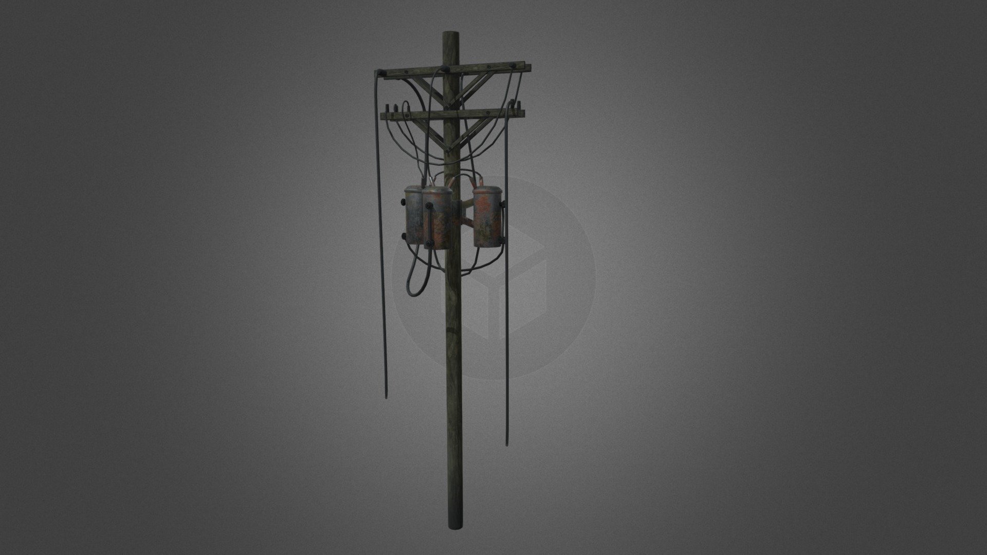 Electric Pole (Low Poly) - Buy Royalty Free 3D model by thecgicreator ...