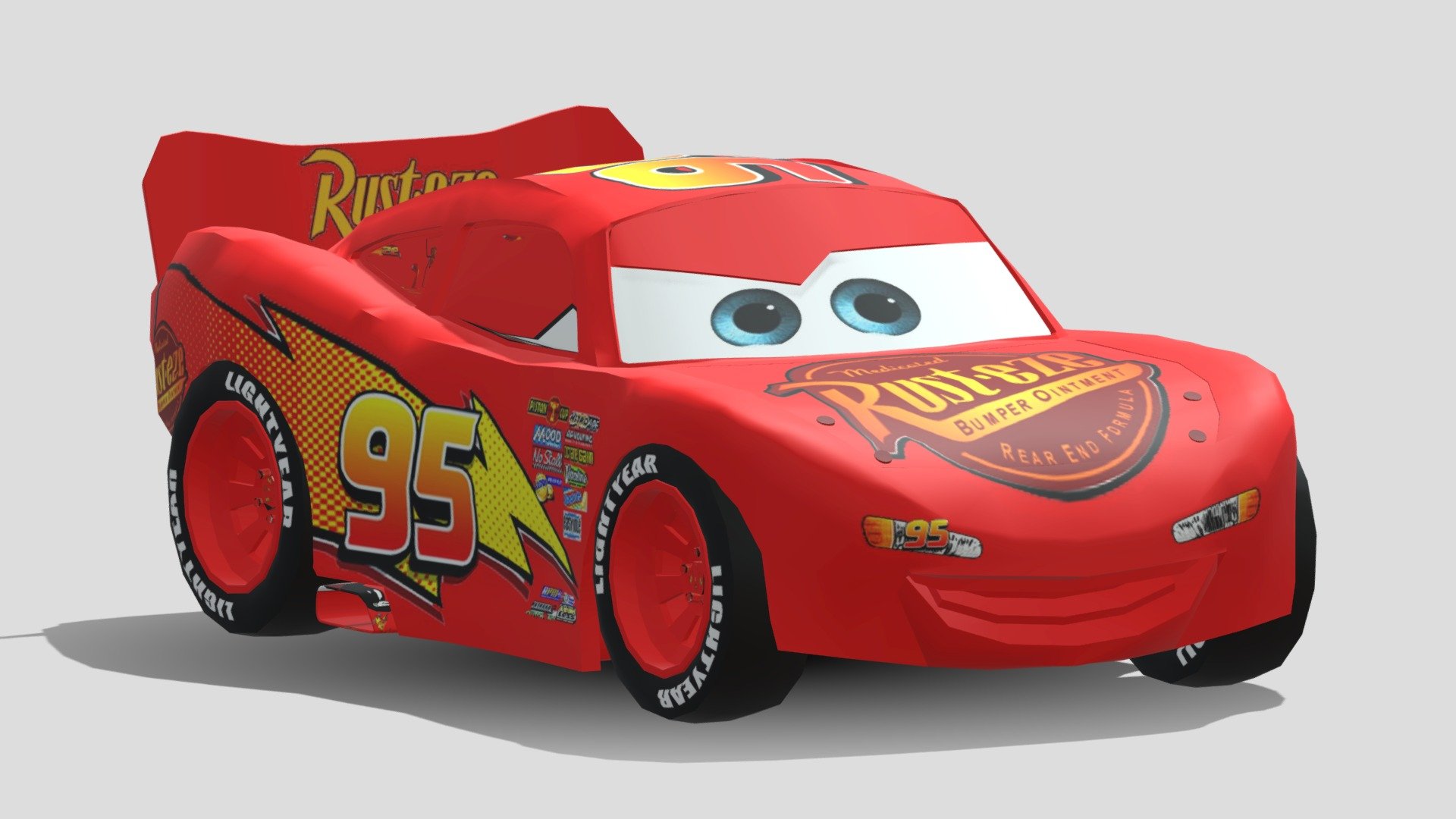lightning mcqueen - Download Free 3D model by zairiqzairiq [4d5492f ...
