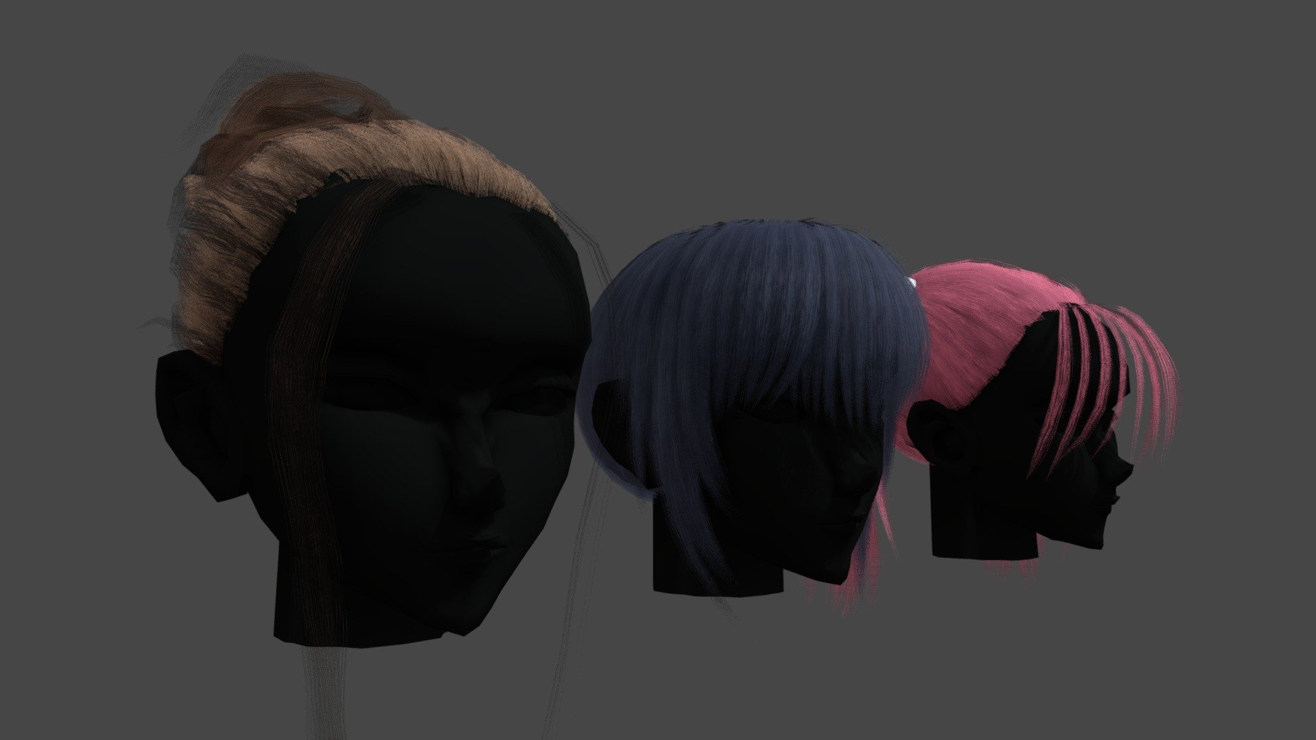 Styled Hair - 02 - Buy Royalty Free 3D model by Hivrtoon [4d55427 ...