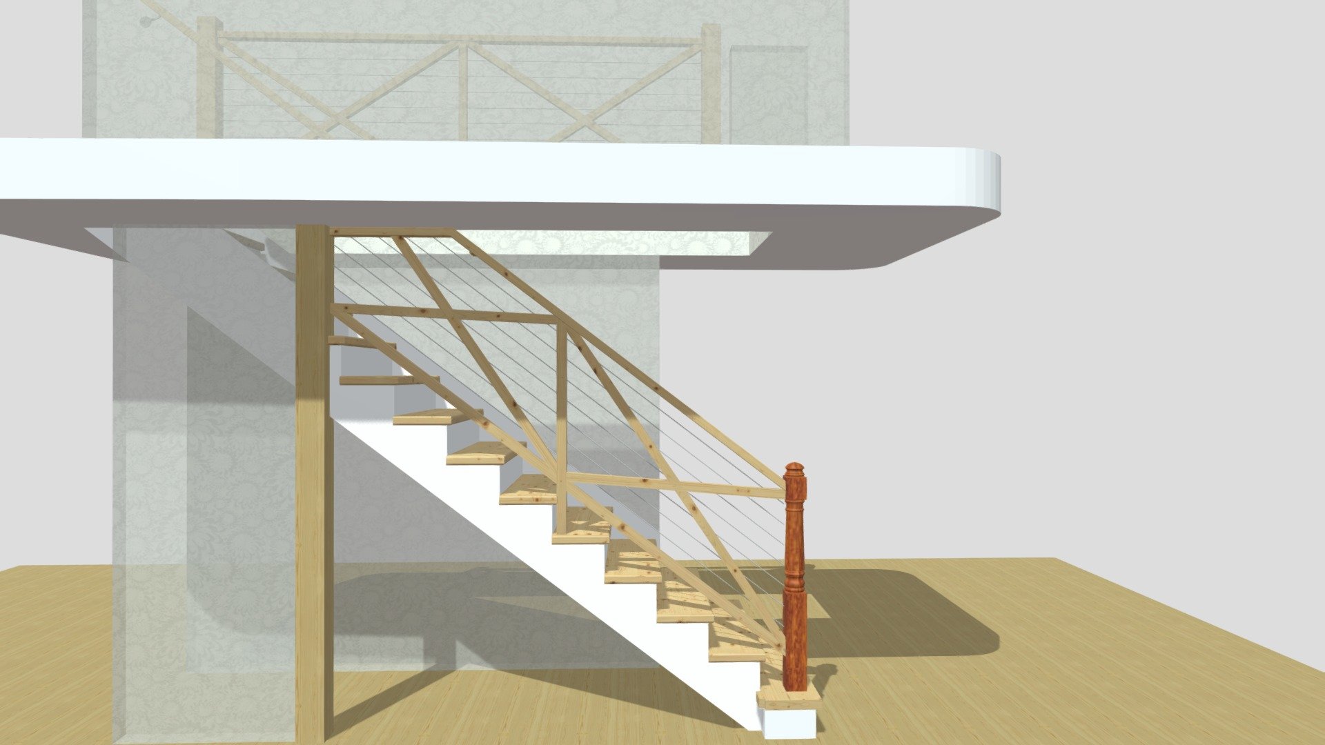 Benicia closed-stringer 7-26-23 - 3D model by TopTreadStairways ...