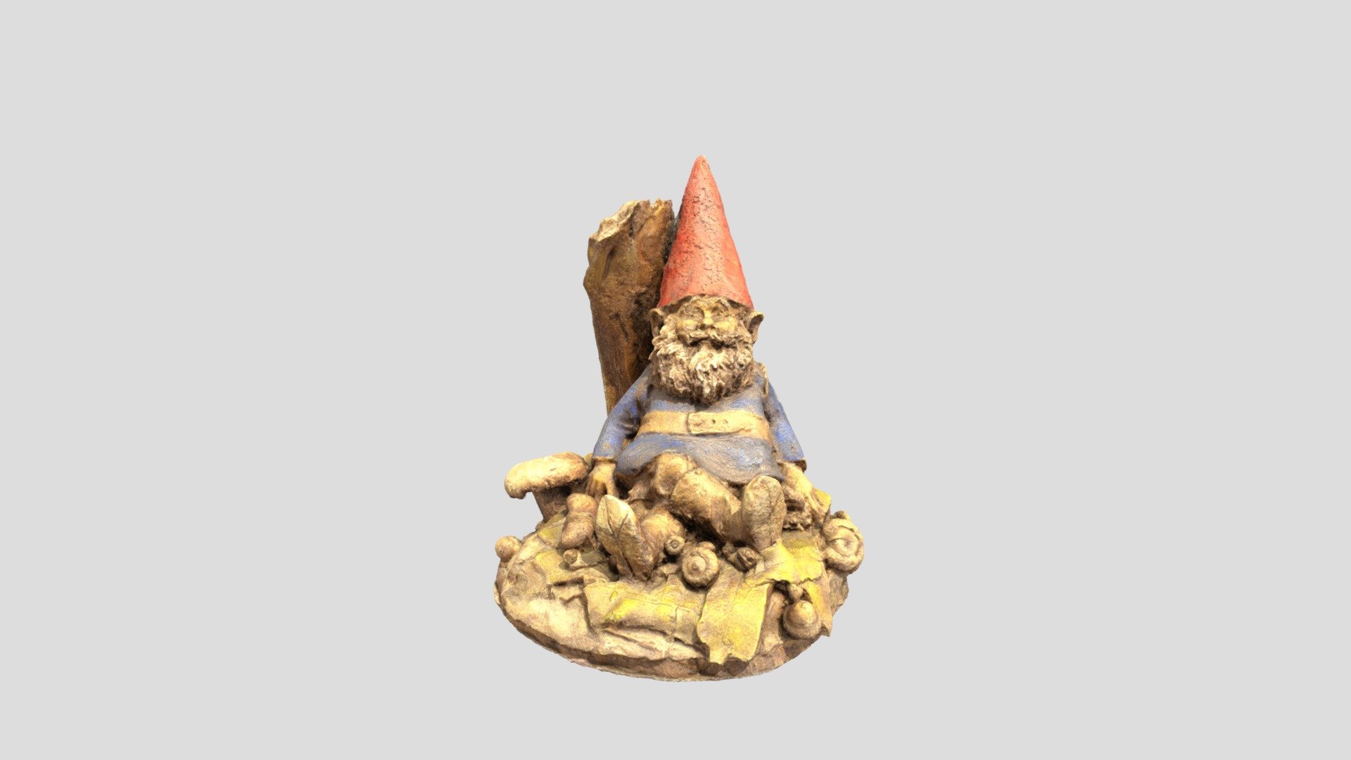 Reclining Gnome - 3D model by j.r.whitlatch [4d5916d] - Sketchfab