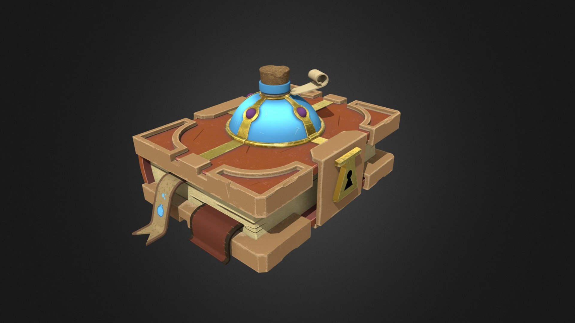 Enchanted Book - Textured - 3D model by Bria1126 [4d59a7e] - Sketchfab