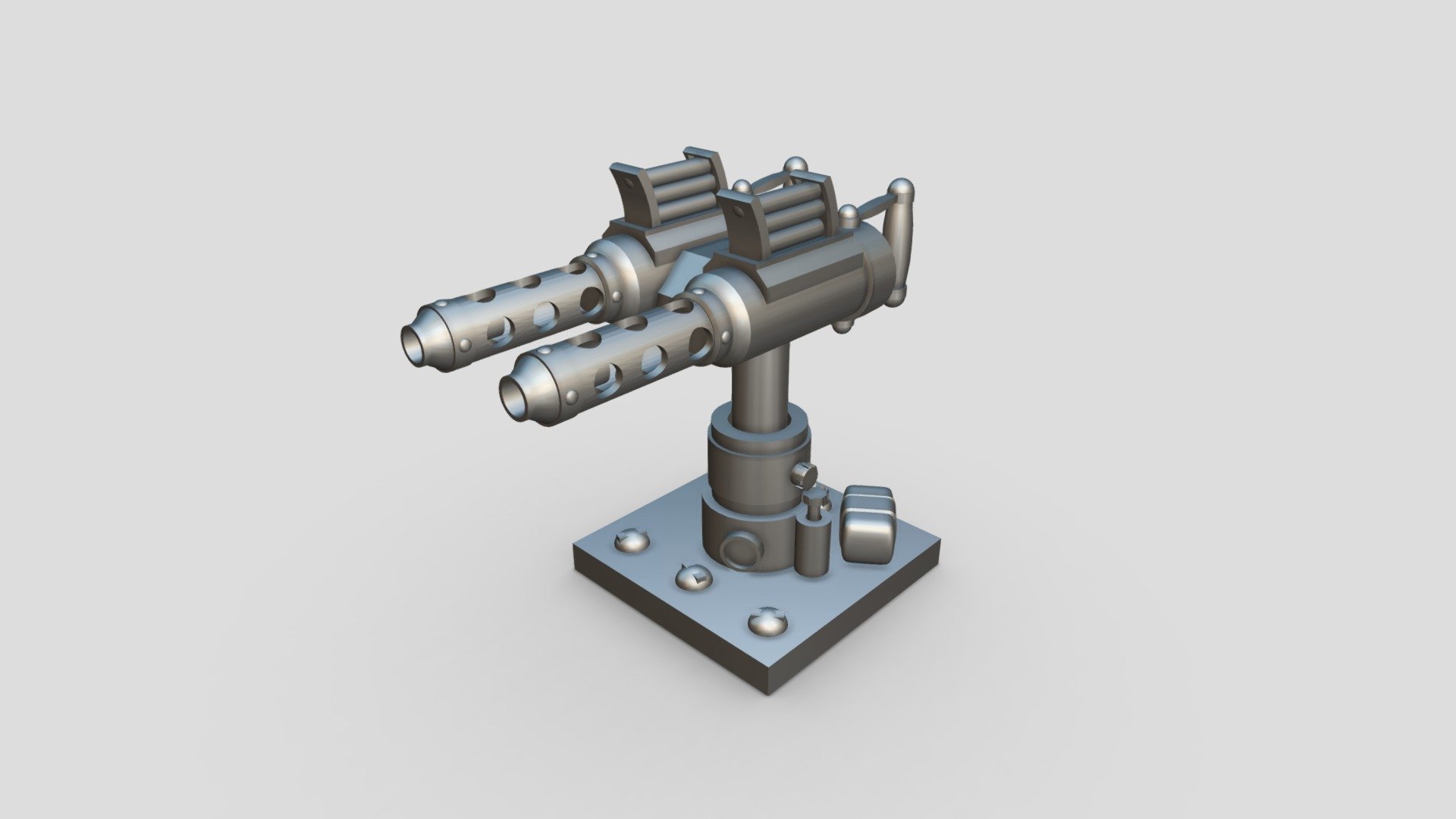 Turret - Download Free 3D model by ArtemP (@ArtemPovoznyk) [4d5af8b ...
