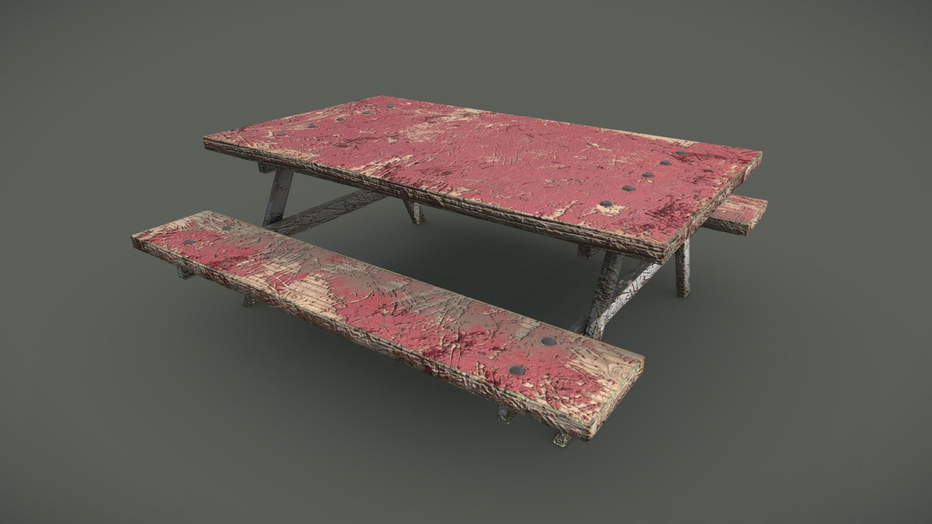 Zombie Bench - 3D model by Octopple [4d5c35b] - Sketchfab