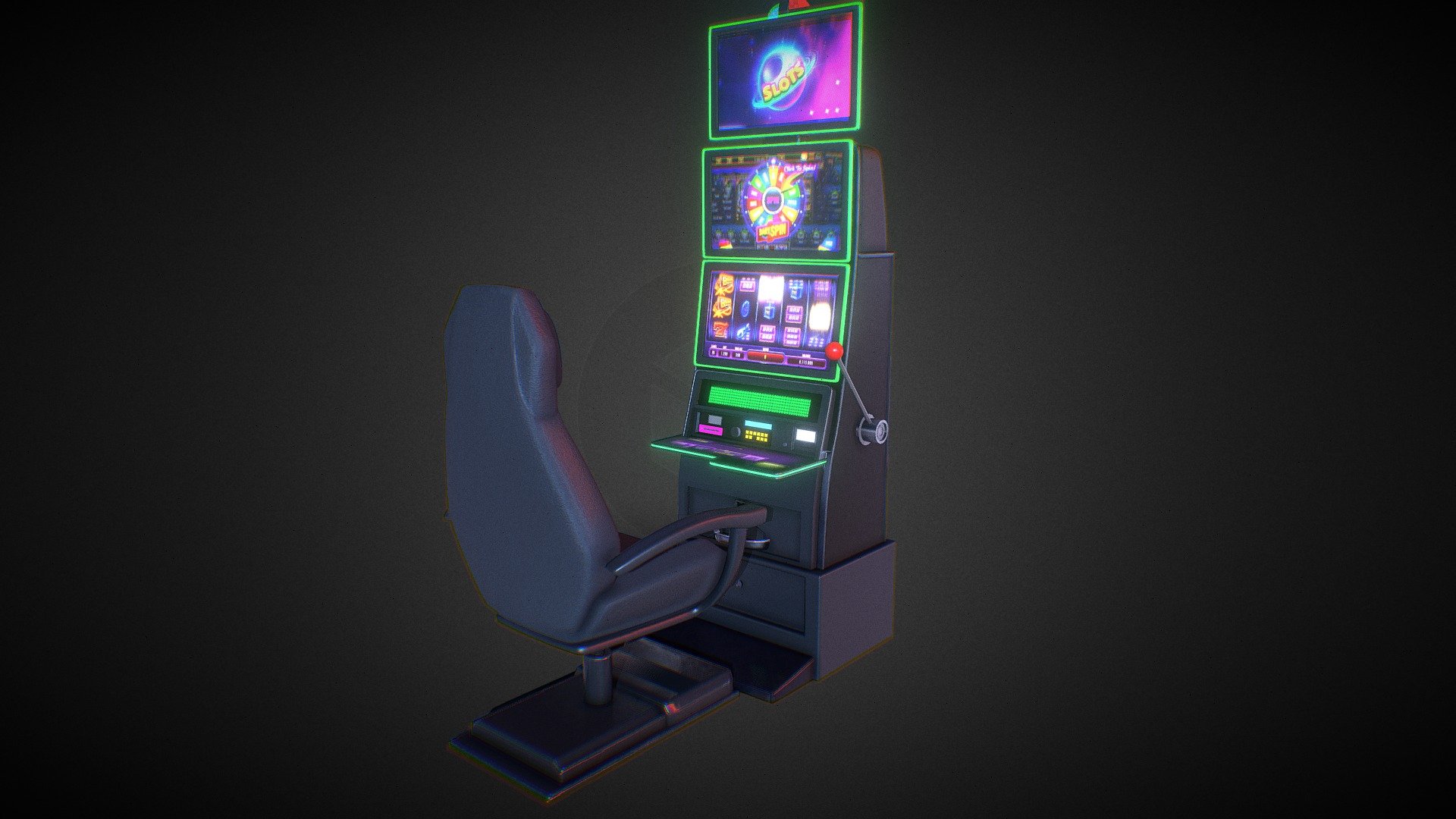 Slot machineA - 3D model by icq1773 [4d5e8e0] - Sketchfab