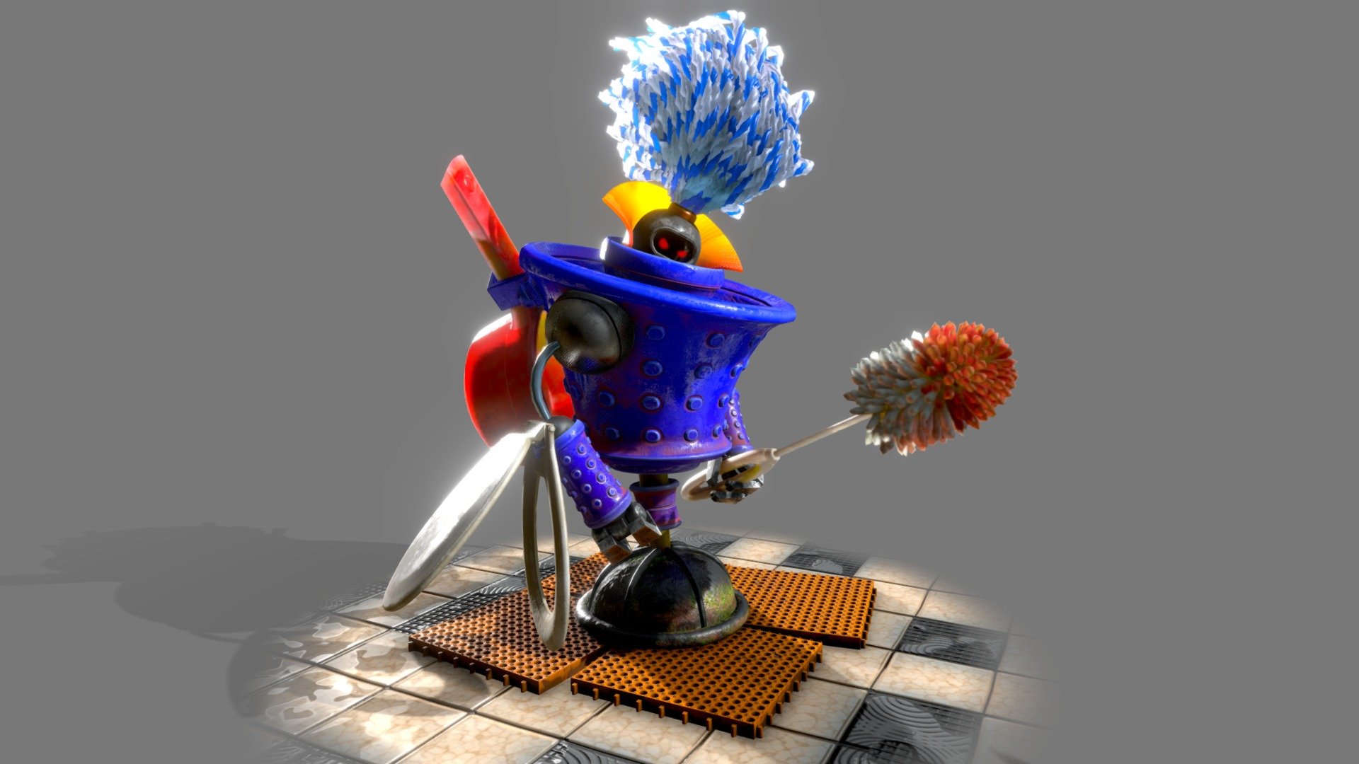 MechaMop - 3D model by shiromai89 [4d5f888] - Sketchfab