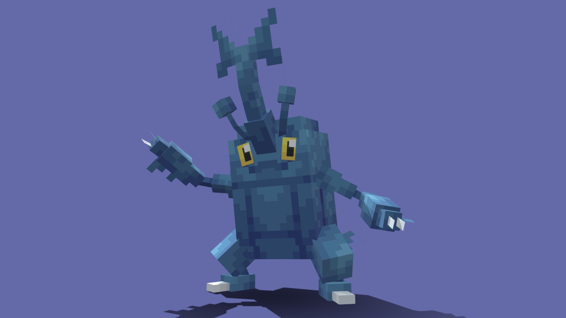 Heracross (Cobblemon) - 3D model by HeavenlyPiers [4d6197e] - Sketchfab