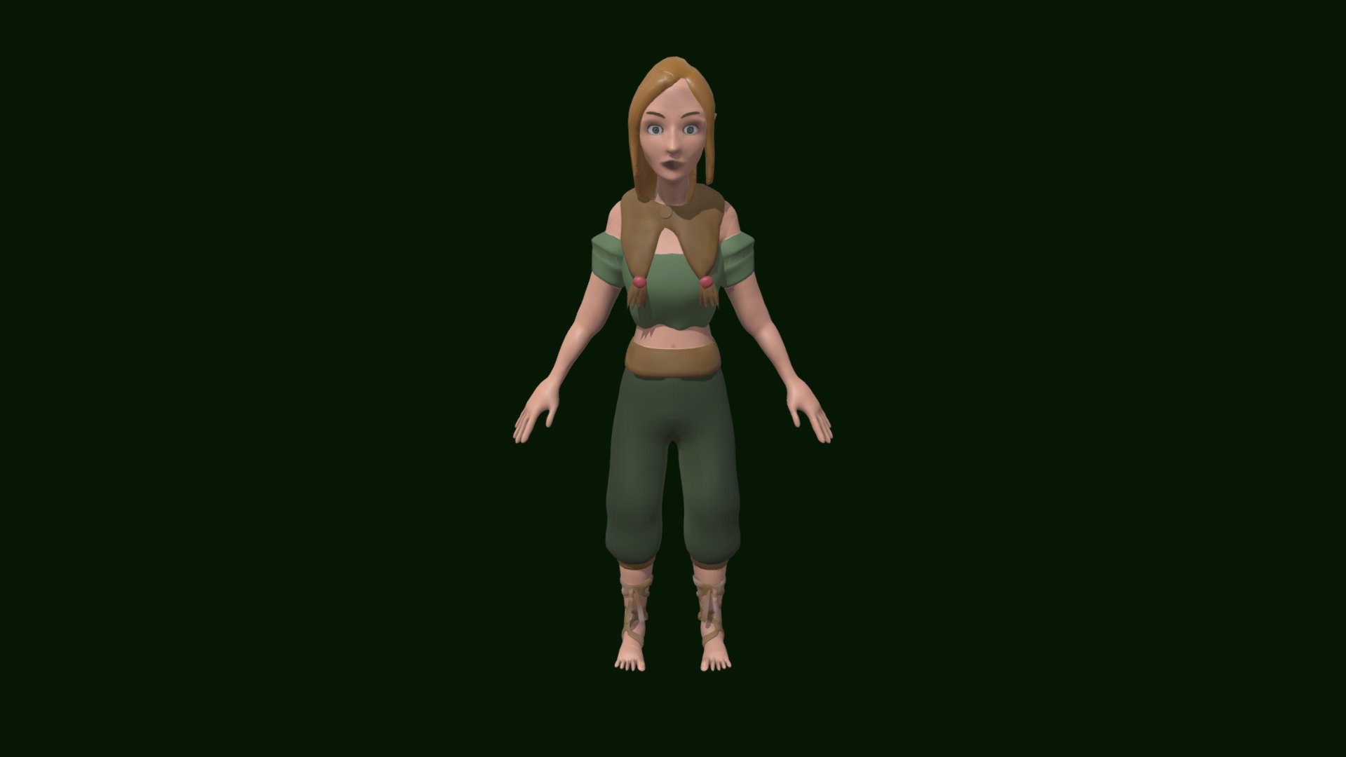 UE GA - Chara art - 3D model by Antoine Deblire (@Howldy) [4d61fa0 ...