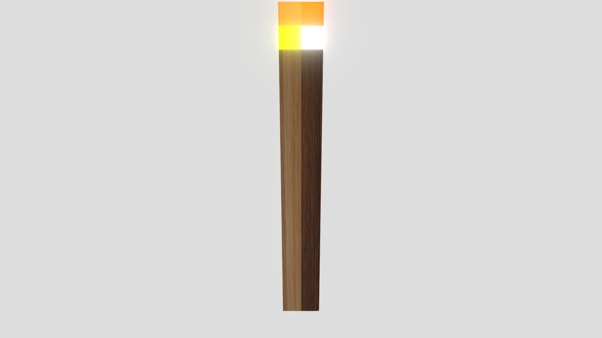 Minecraft_Torch_2 - 3D model by phamill327 [4d6257d] - Sketchfab