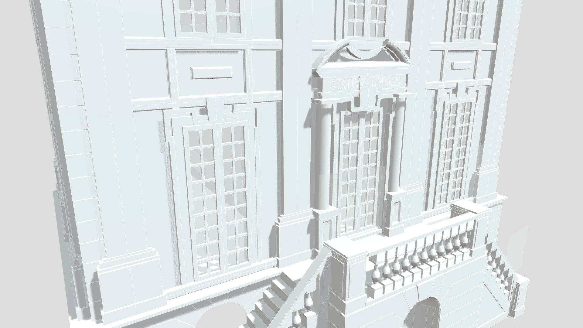 Chateau Sophie - 3D model by ingmarbrauns [4d62b0c] - Sketchfab
