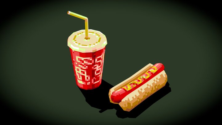 Pixel-texture 3D models - Sketchfab