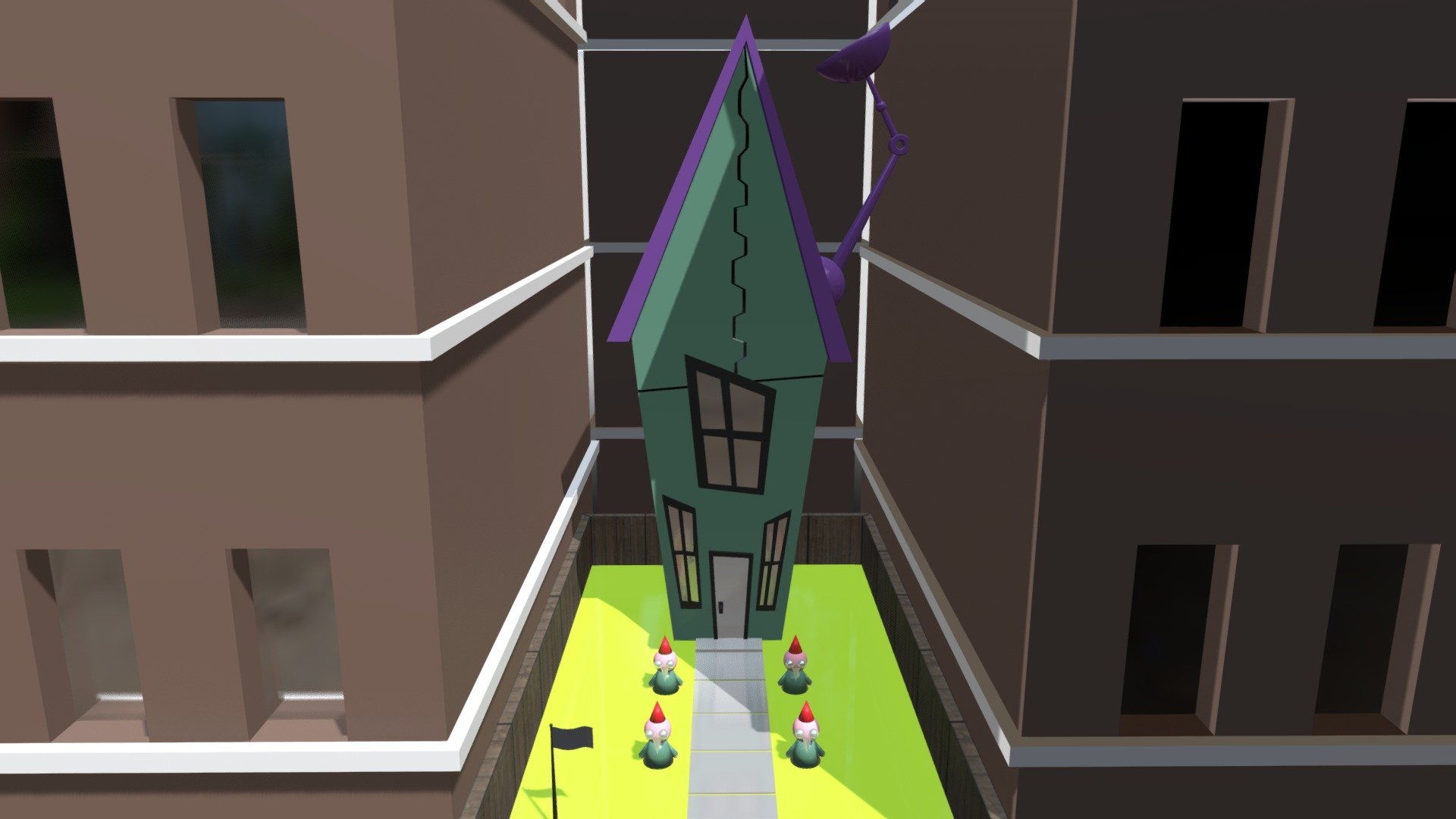 Invader Zim House - Download Free 3D model by imnotalautner [4d64f8b ...