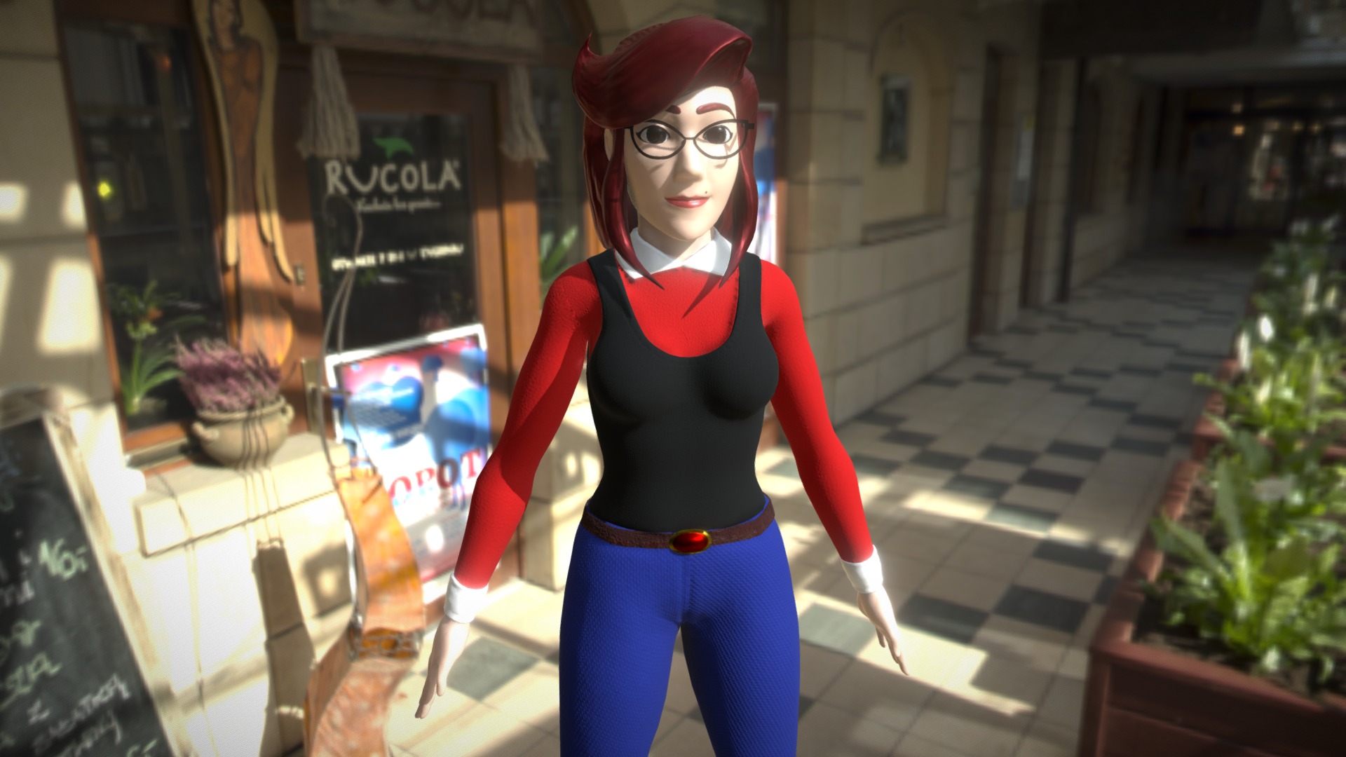 Dennise - 3D model by VanGX [4d6557d] - Sketchfab