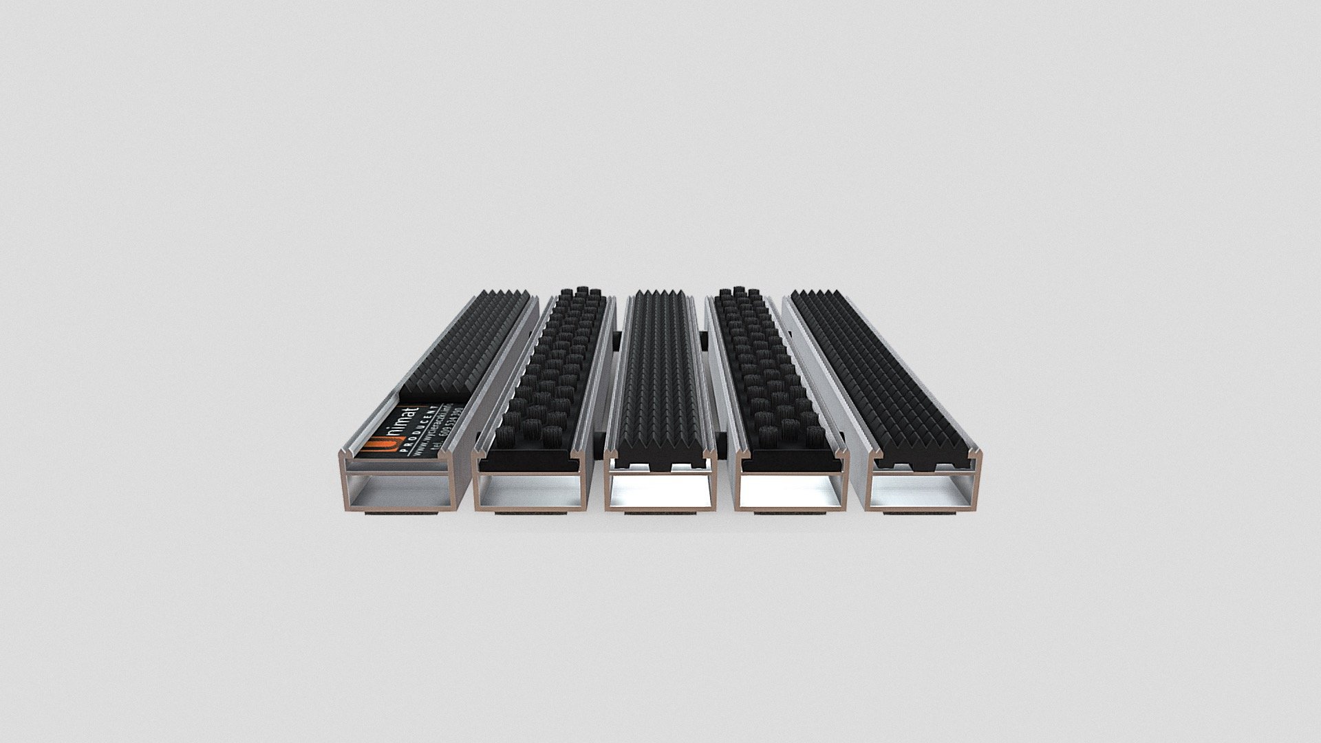 Unimat V22 RB (black/black) - 3D model by Unimat | Fabryka Wycieraczek ...