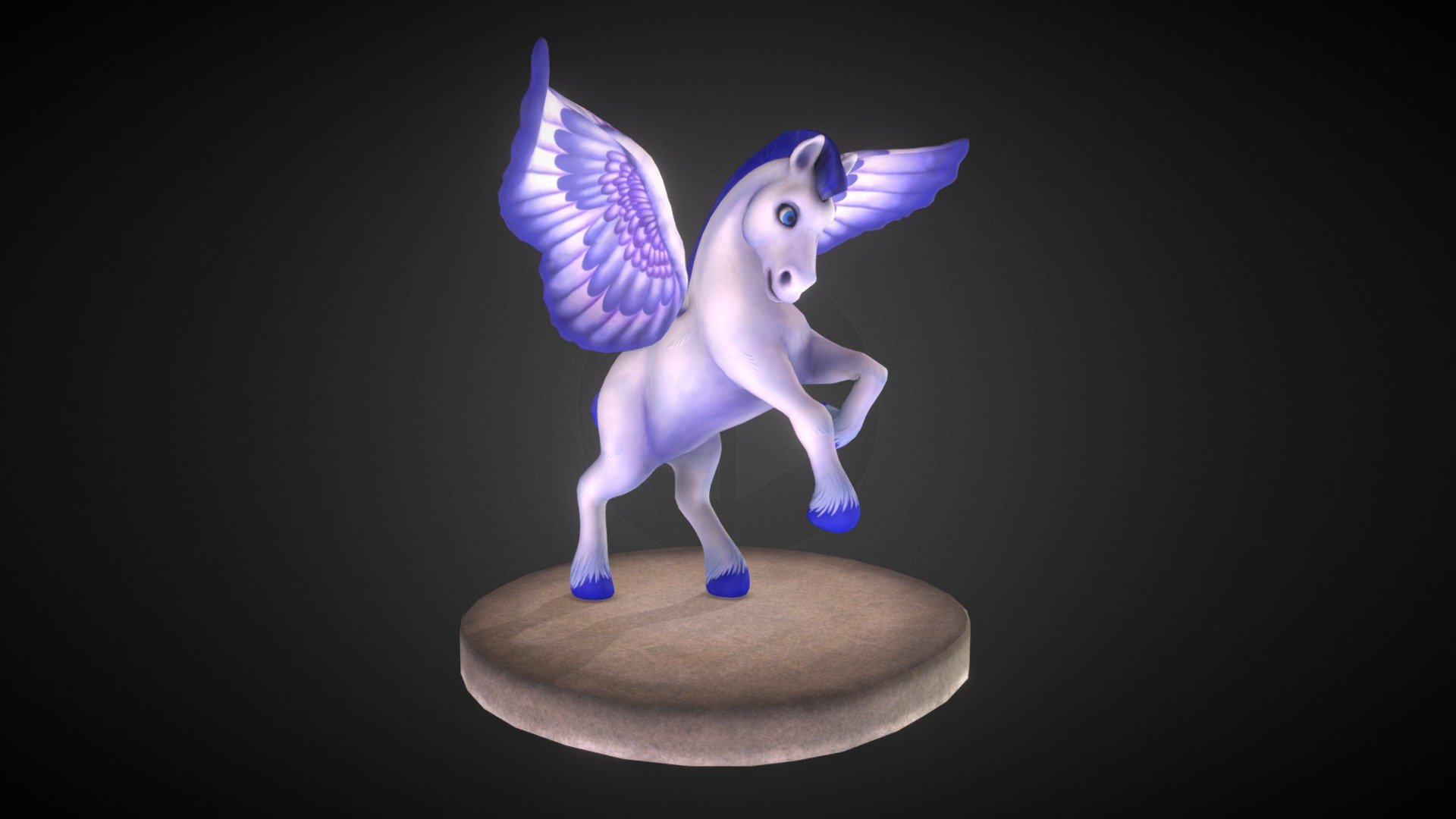 Young Pegasus - 3D model by Elyse Darby (@elysed) [4d680dc] - Sketchfab