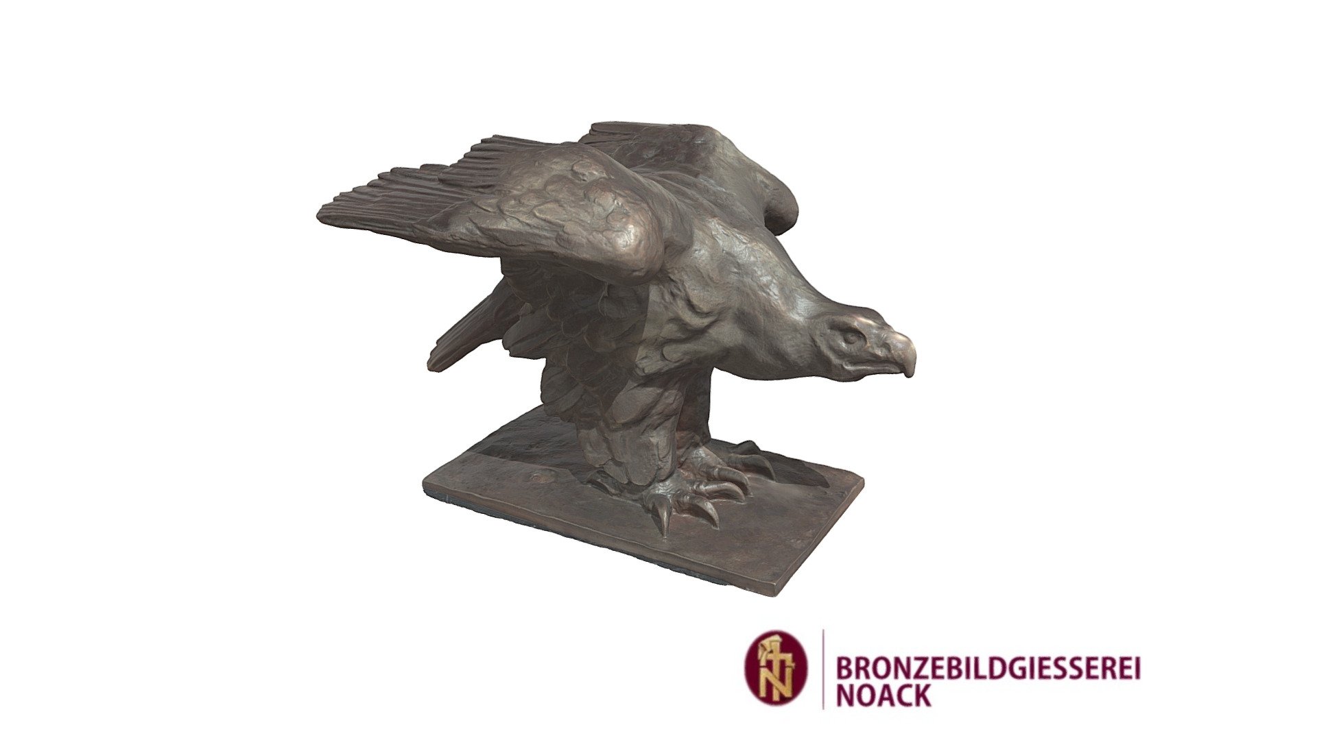 Bronze Adler - Giesserei Noack - Leipzig - 3D model by gussbronze ...