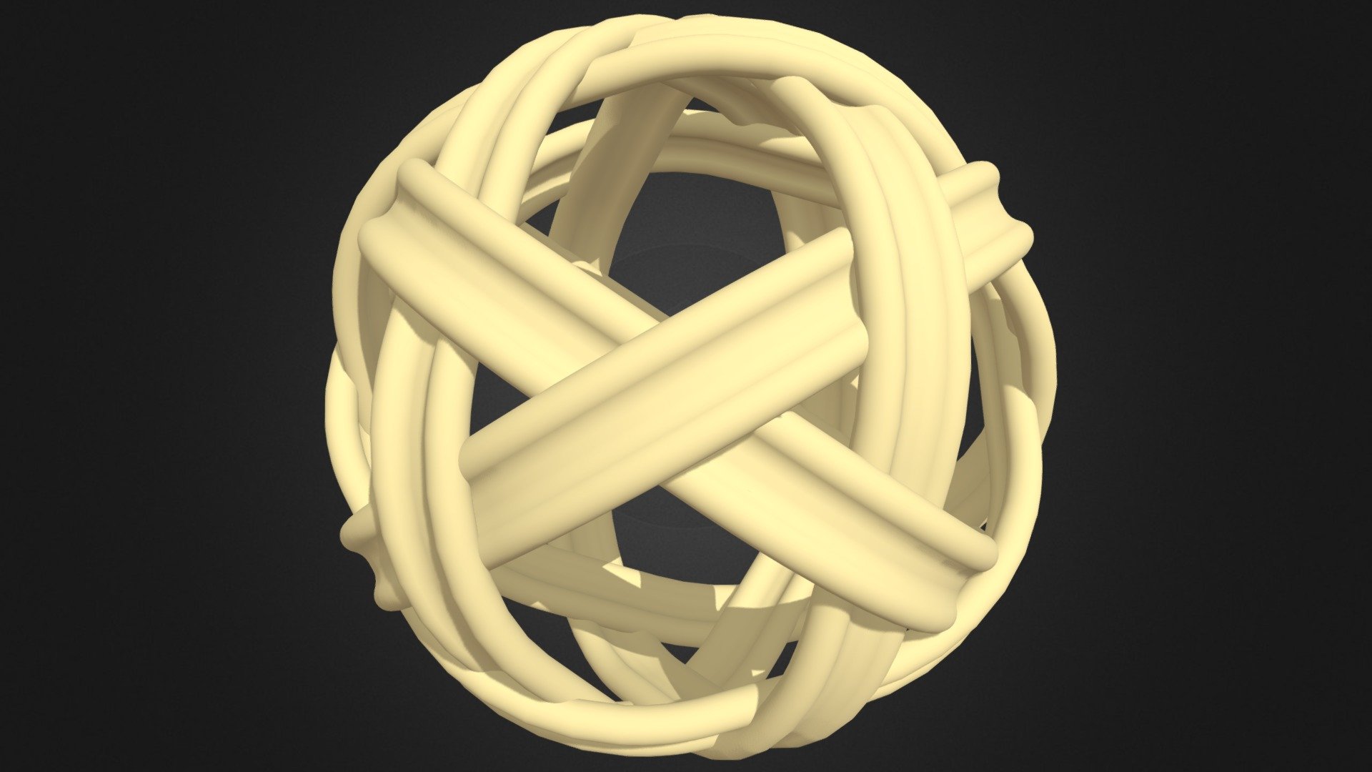 Woven Art Ball - Buy Royalty Free 3D model by MR.AnyCAD (@MRAnyCAD ...