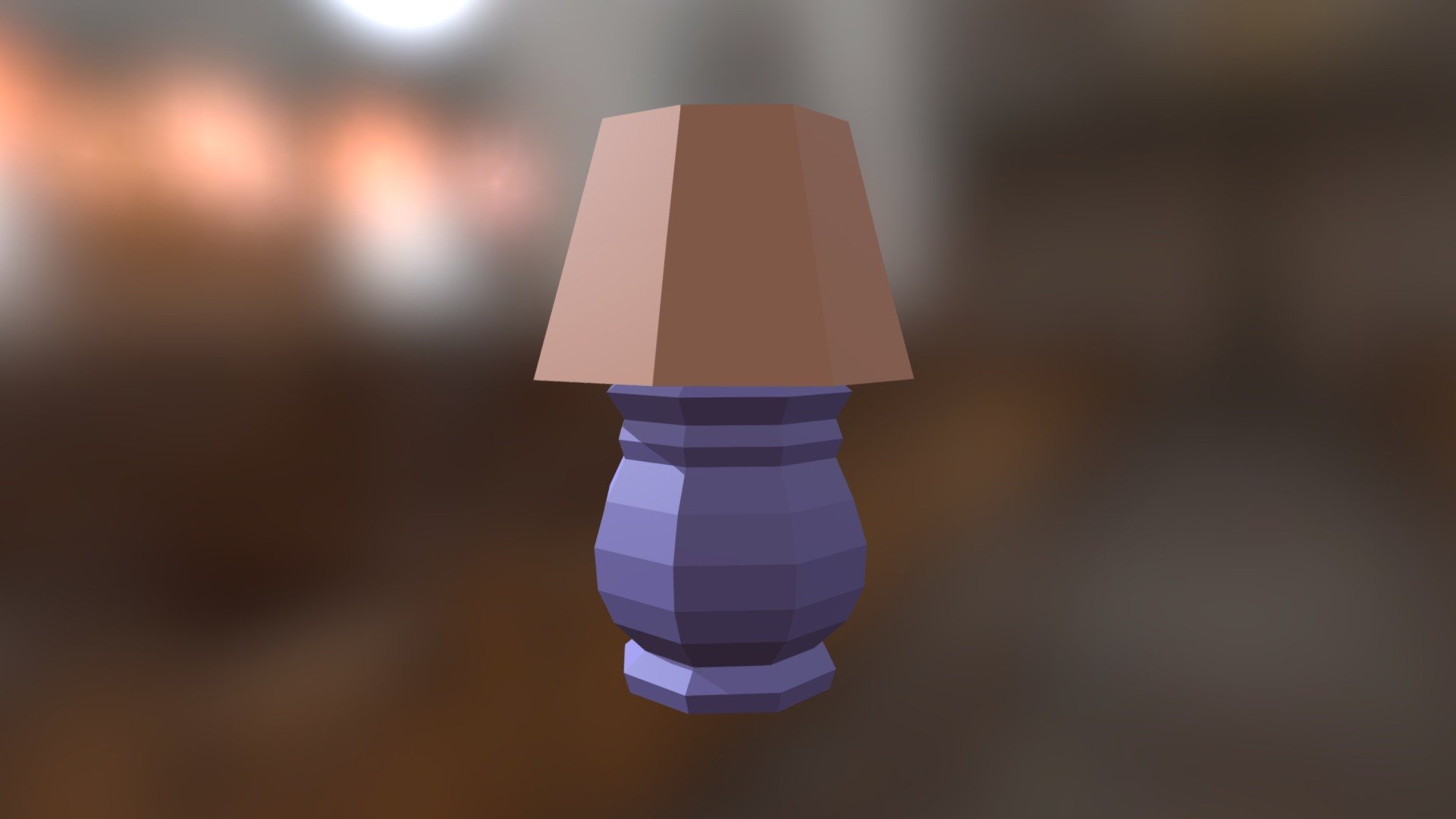 Lowpoly Lamp - 3D model by NiklasG [4d691cc] - Sketchfab