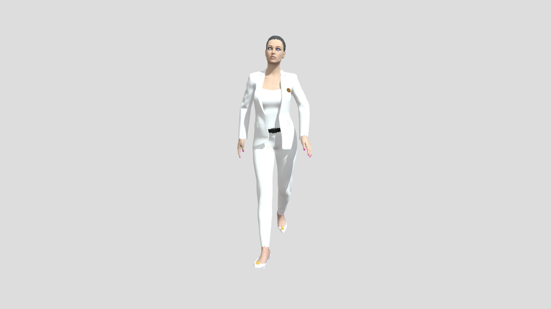 Test2 Female Walk 3d Model By Capture It In 3d Capturemein3d